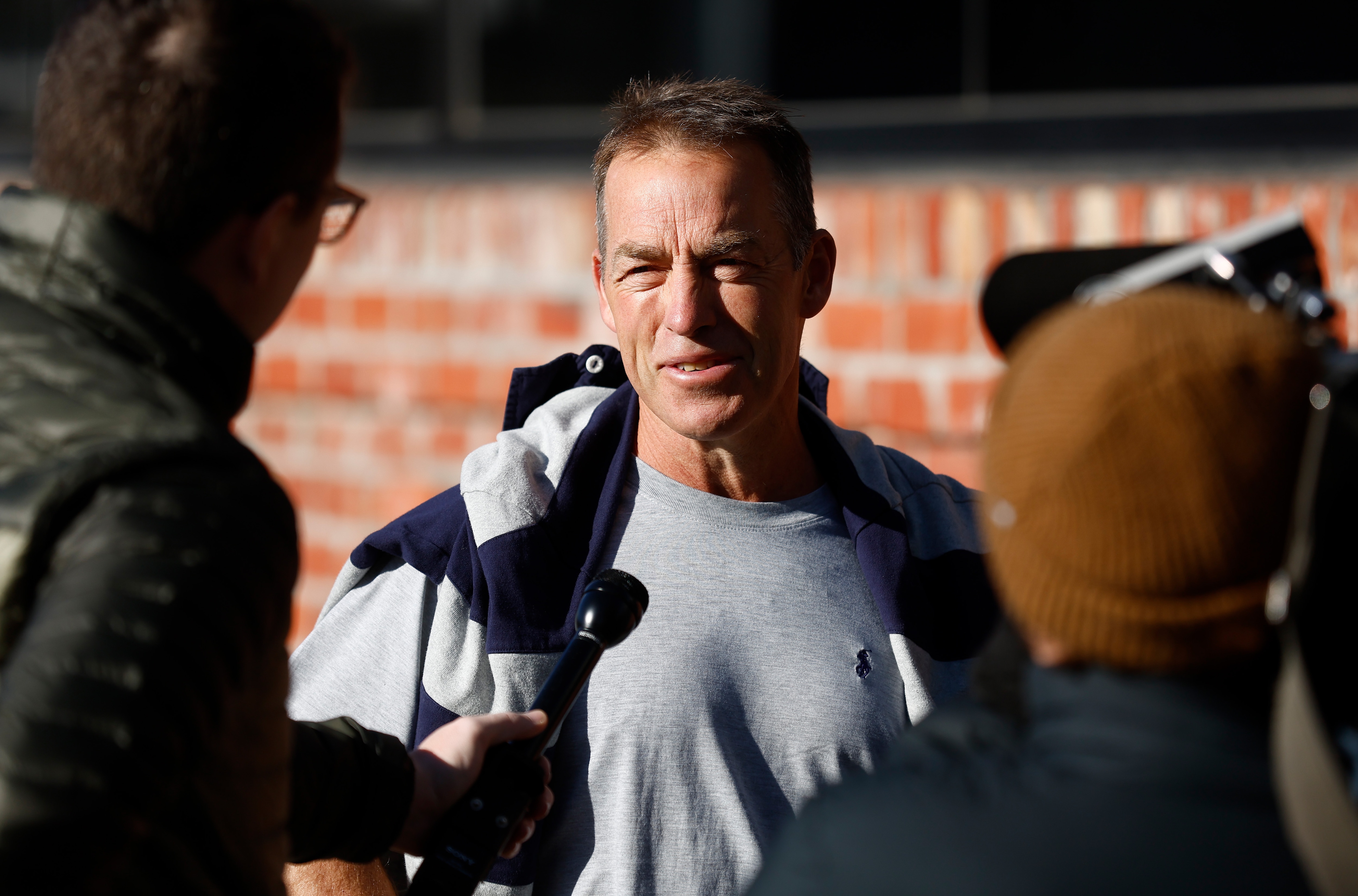 Welcome back: Clarkson returns to Kangaroos HQ