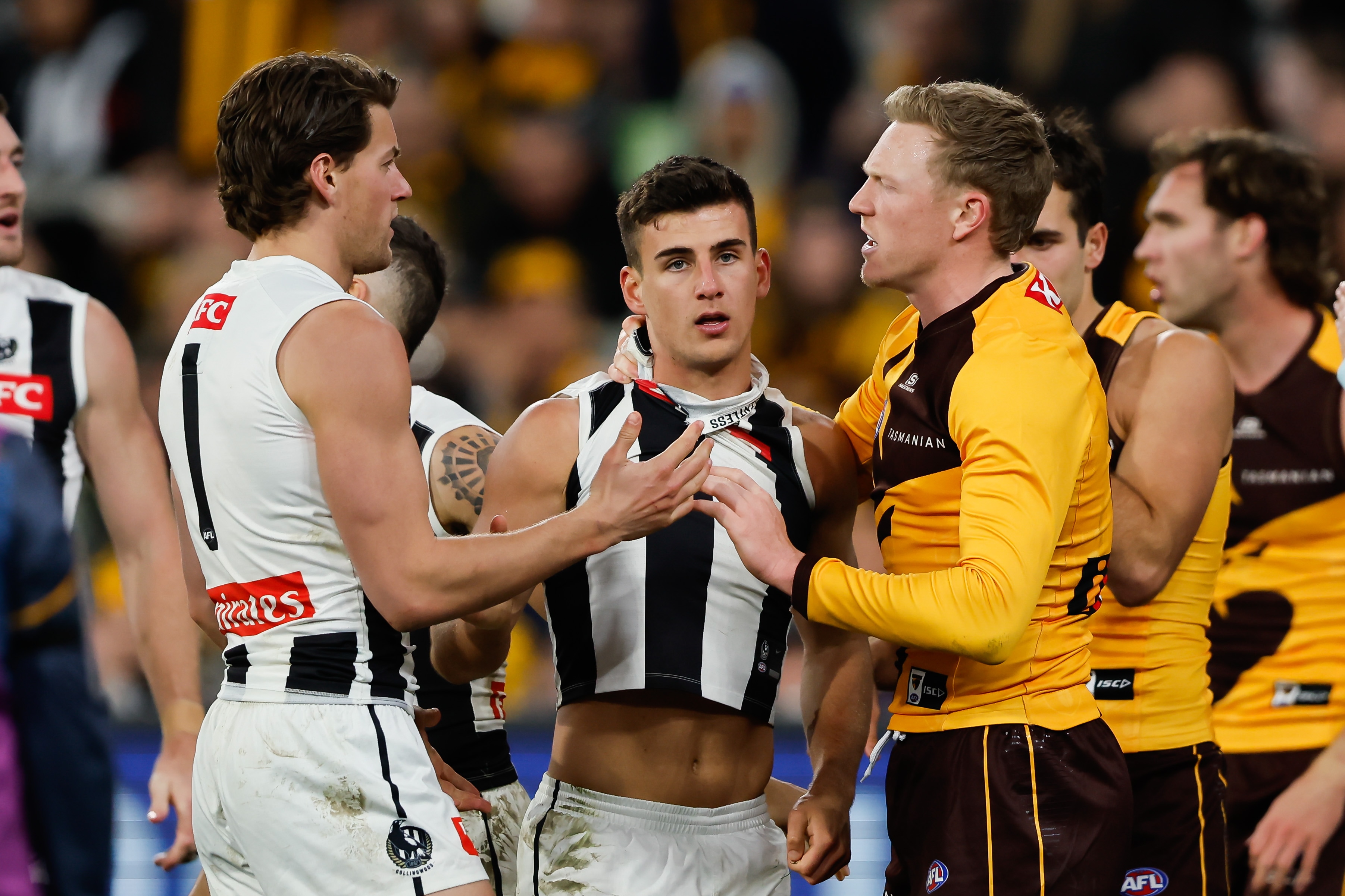Huge Magpies blow as scans reveal extent of Daicos, Murphy injuries