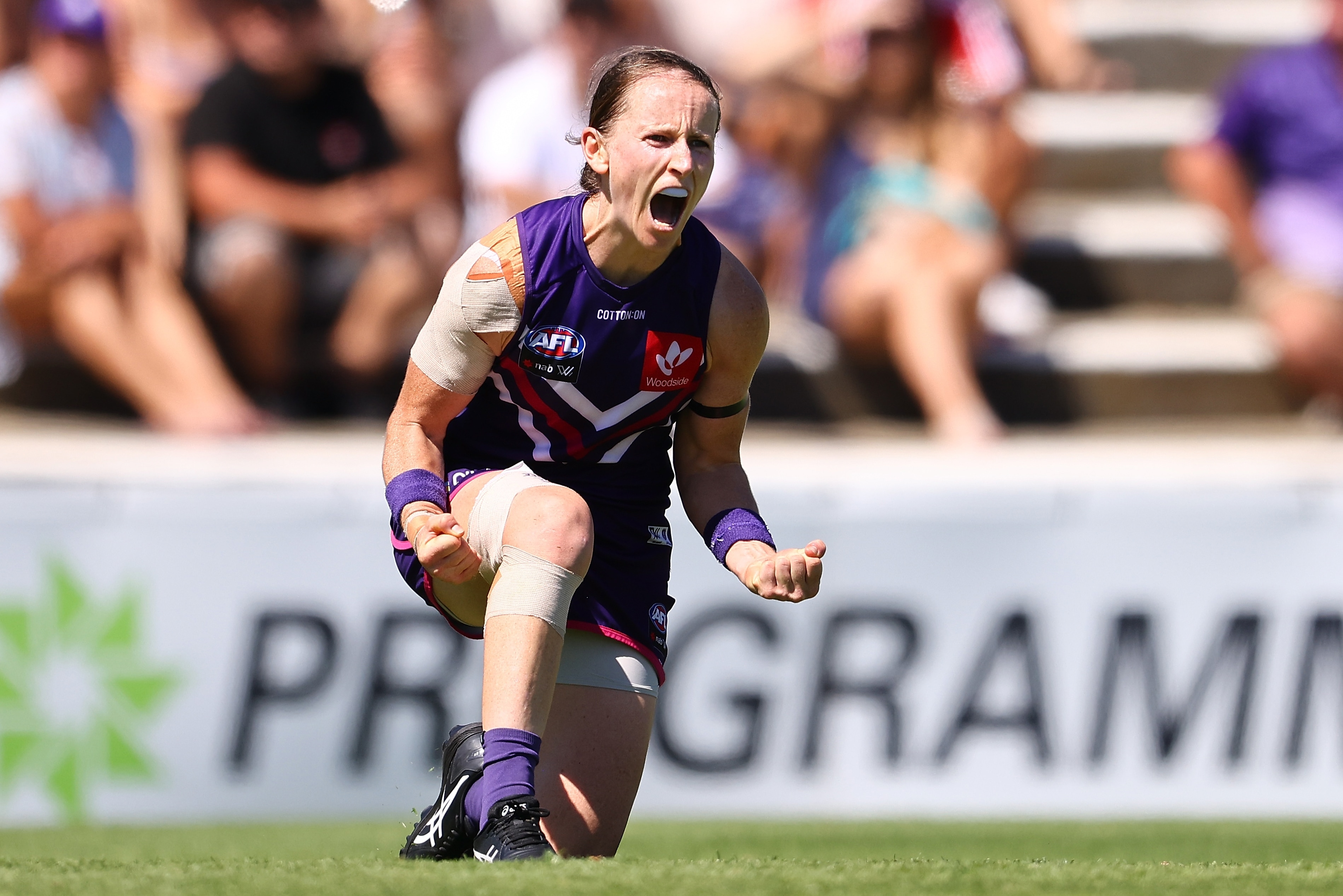 Freo skipper shines in new forward role with 'interesting bunch'