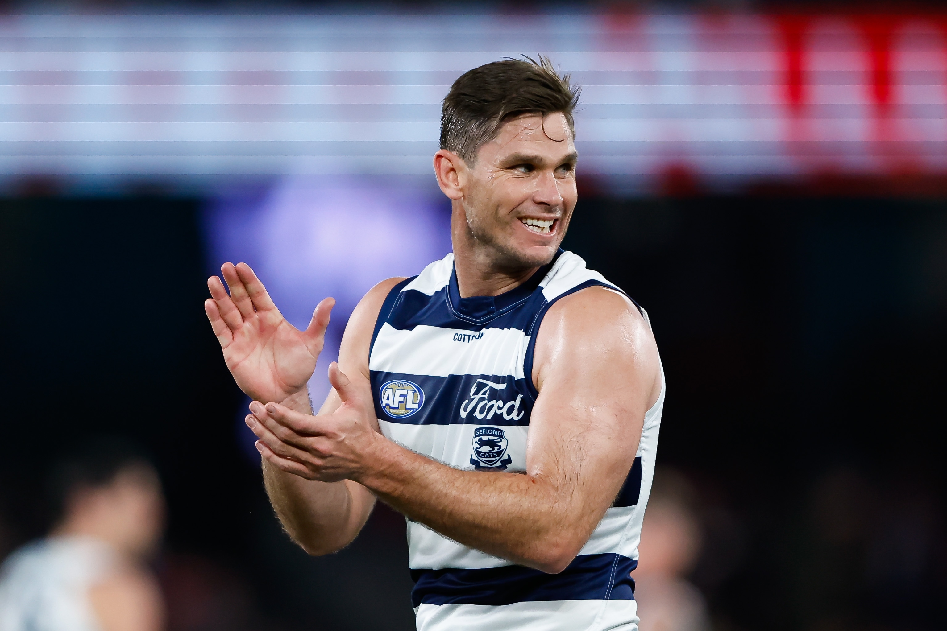 AFL congratulates Tom Hawkins on 350 games
