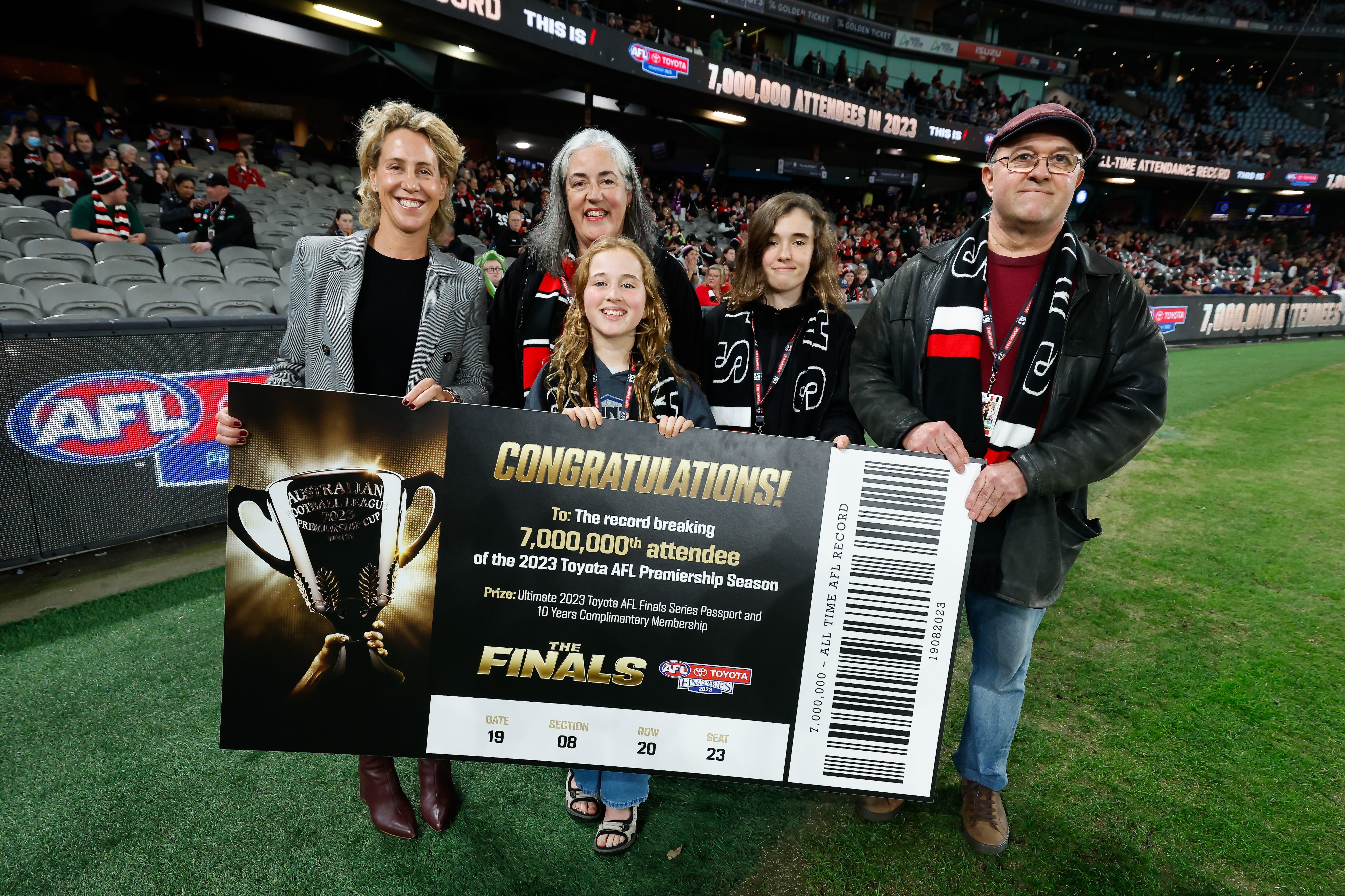AFL cracks seven million fans in record-breaking season
