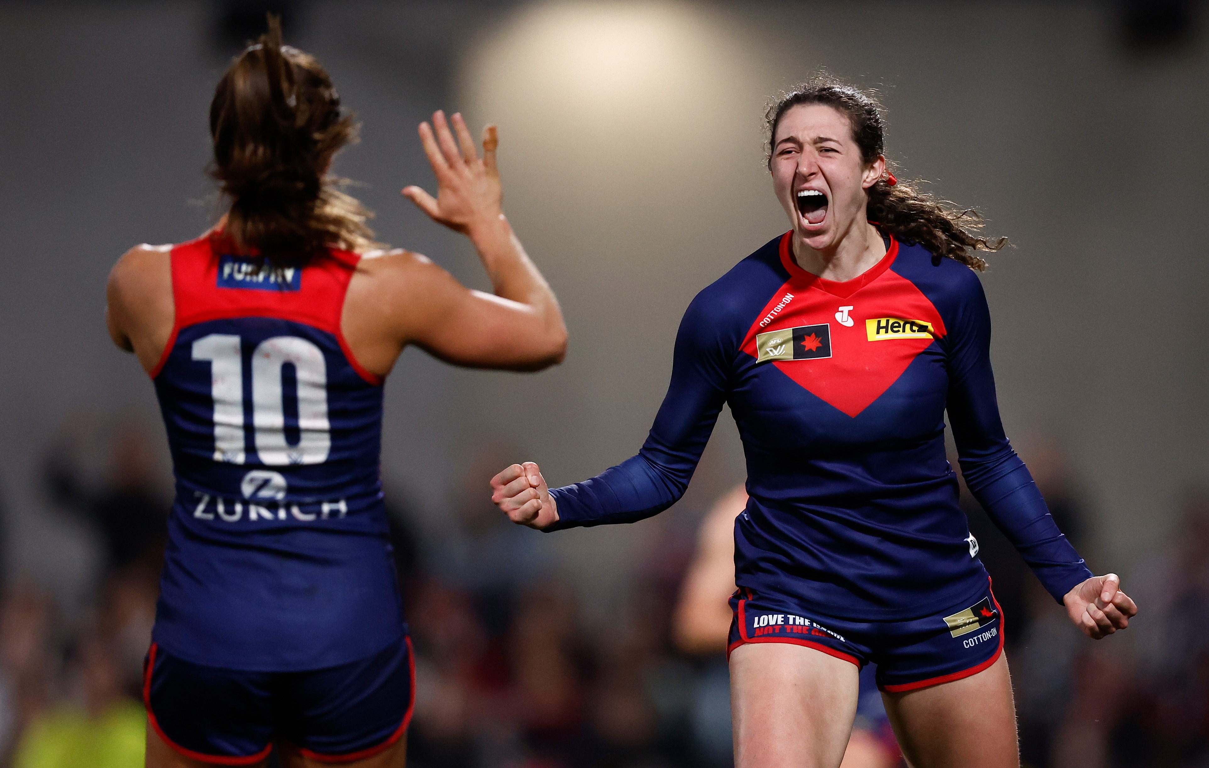 Melbourne's flag Dee-fence off to a flyer despite Pies challenge