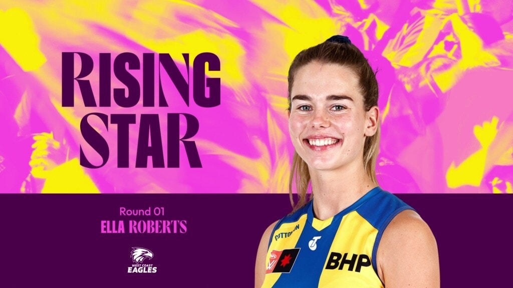 AFLW Rising Star: Ella Roberts stars in round 1