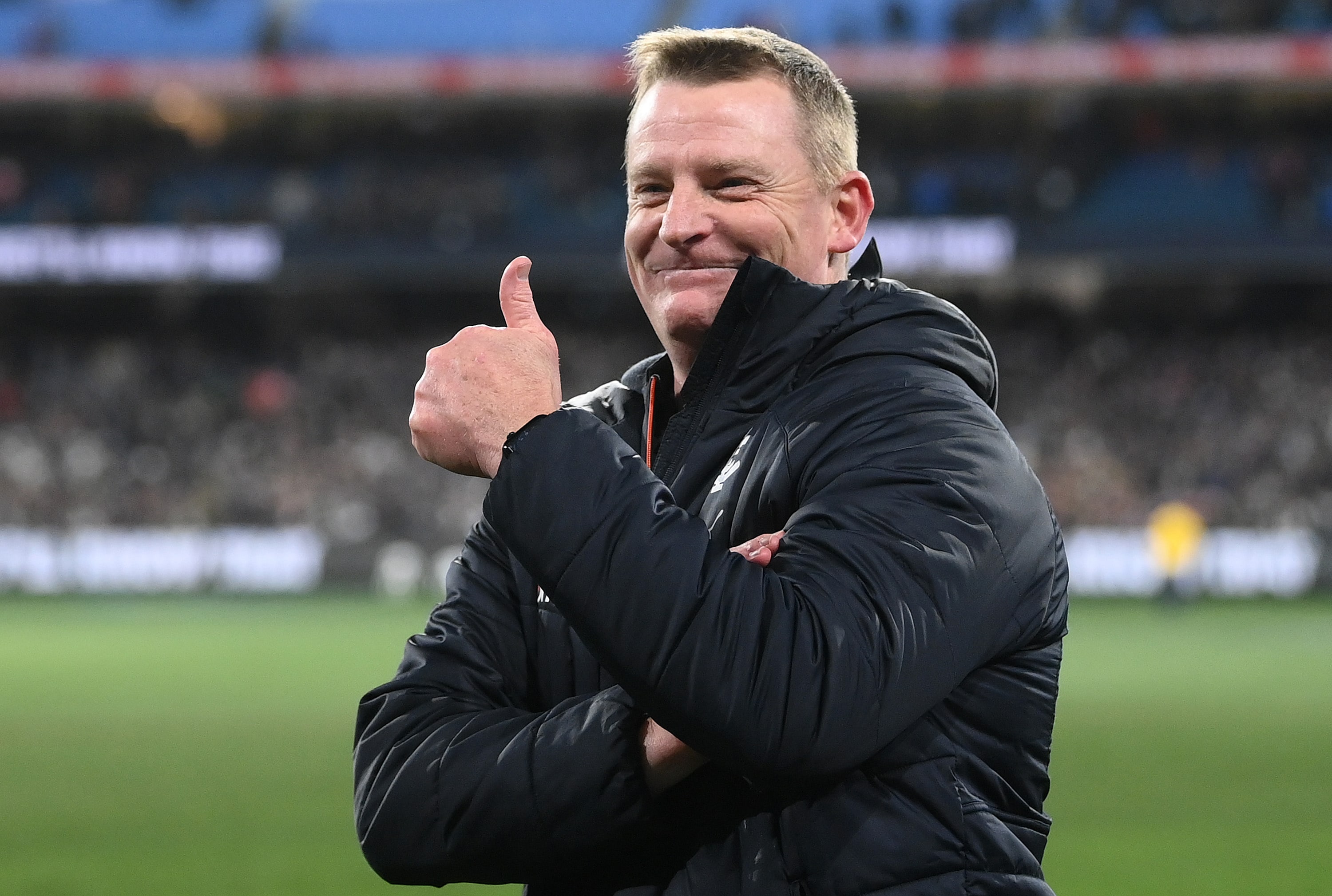 Blues not lost in 'dangerous' narrative, says Voss