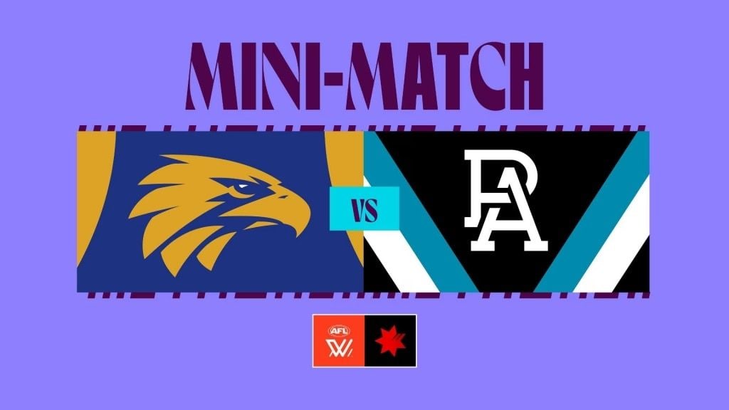 AFLW Mini-Match: West Coast v Port Adelaide