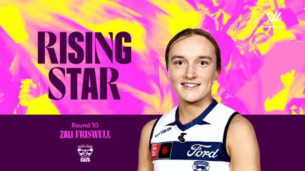 AFLW Rising Star: Zali Friswell stars in round 10