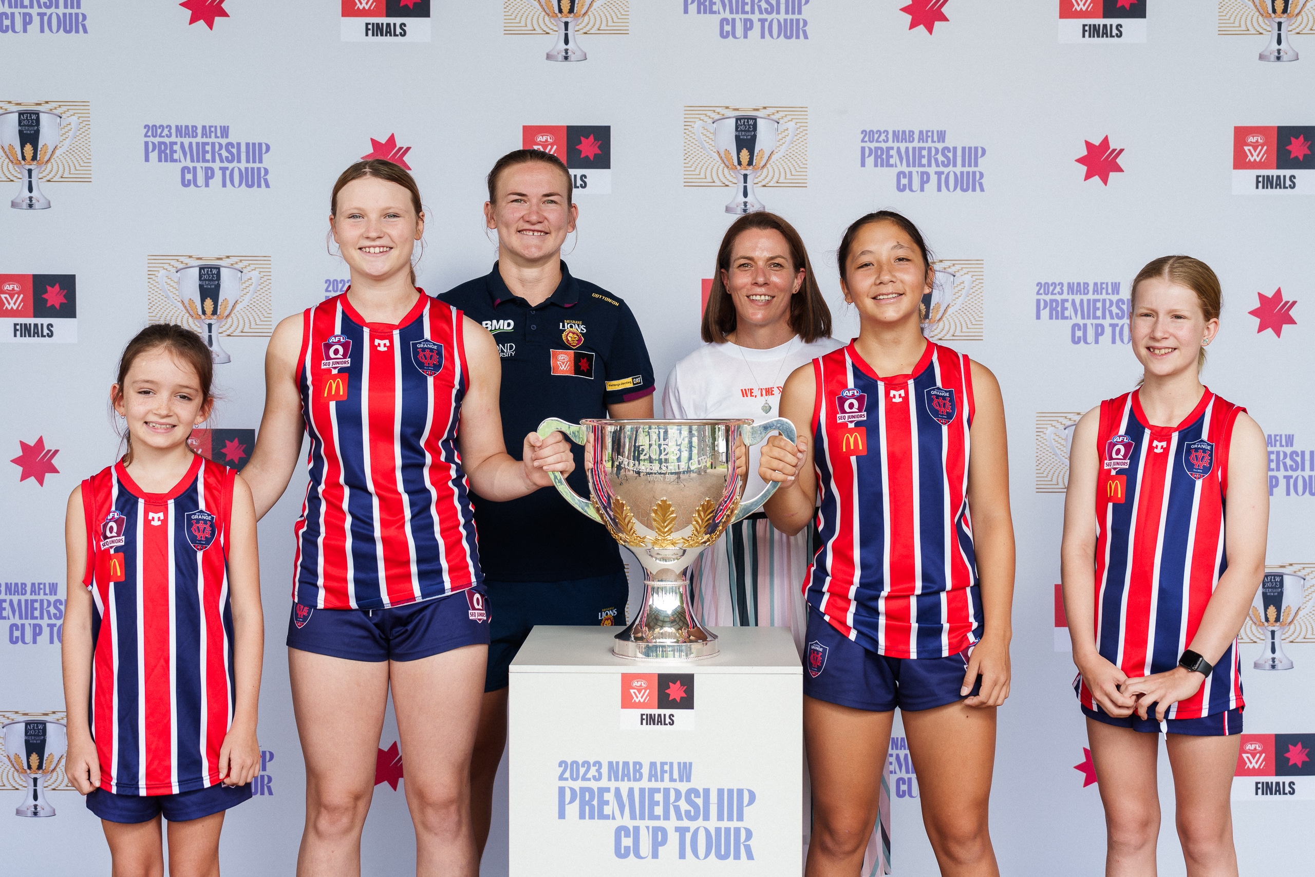 2023 NAB AFLW Premiership Cup Tour arrives in Queensland