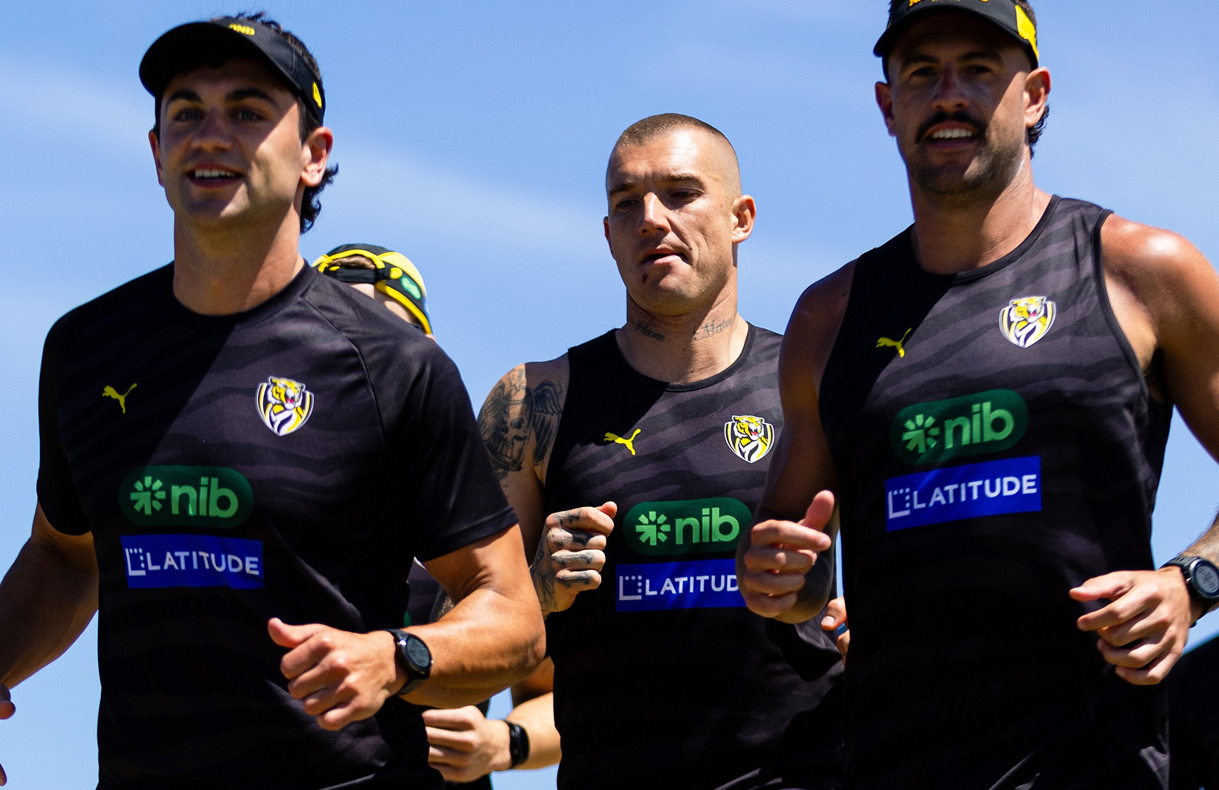 Dusty 'good as gold' after training mishap