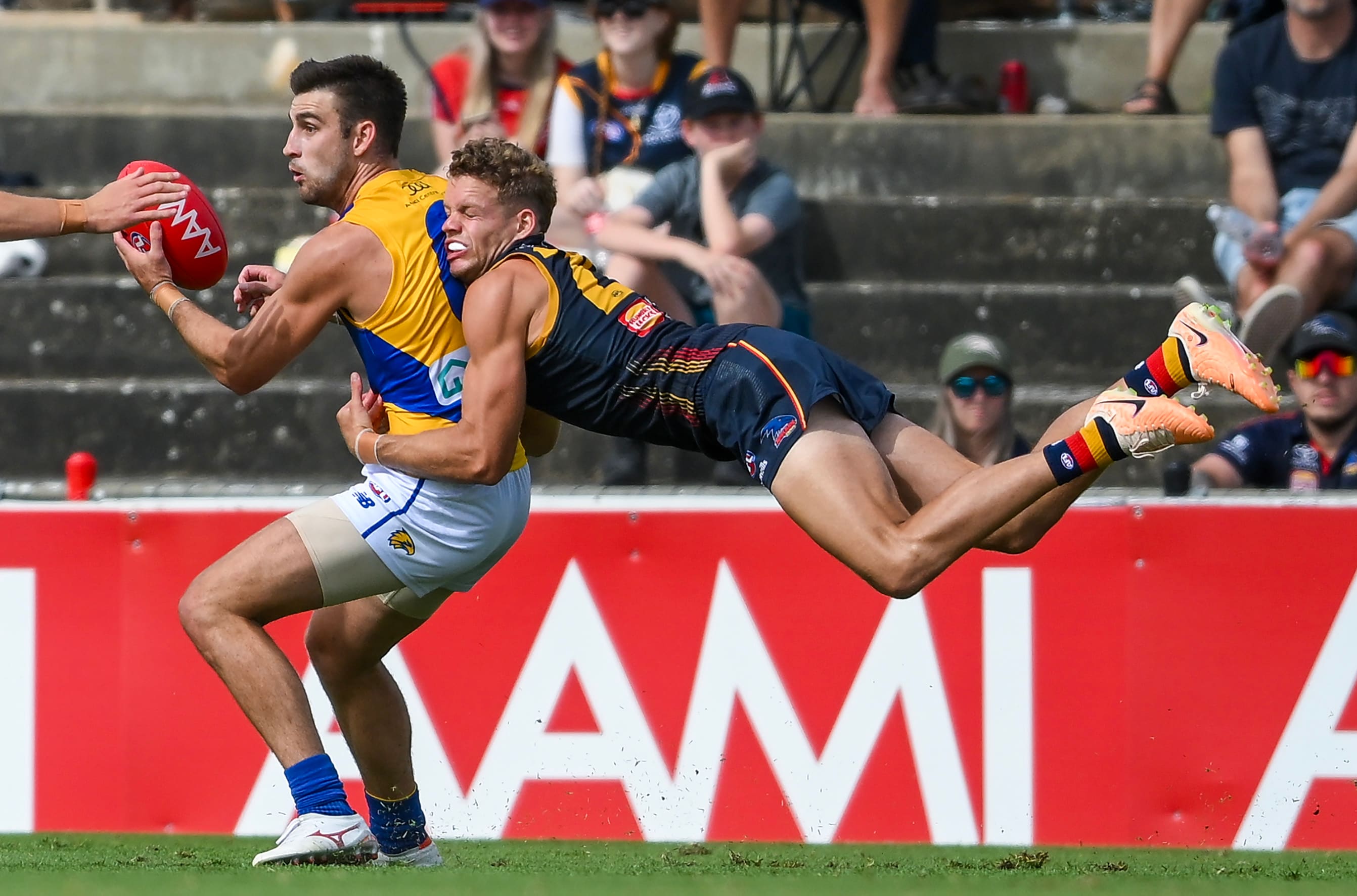 Crows too strong for Eagles, forward limps off, Reid steps up