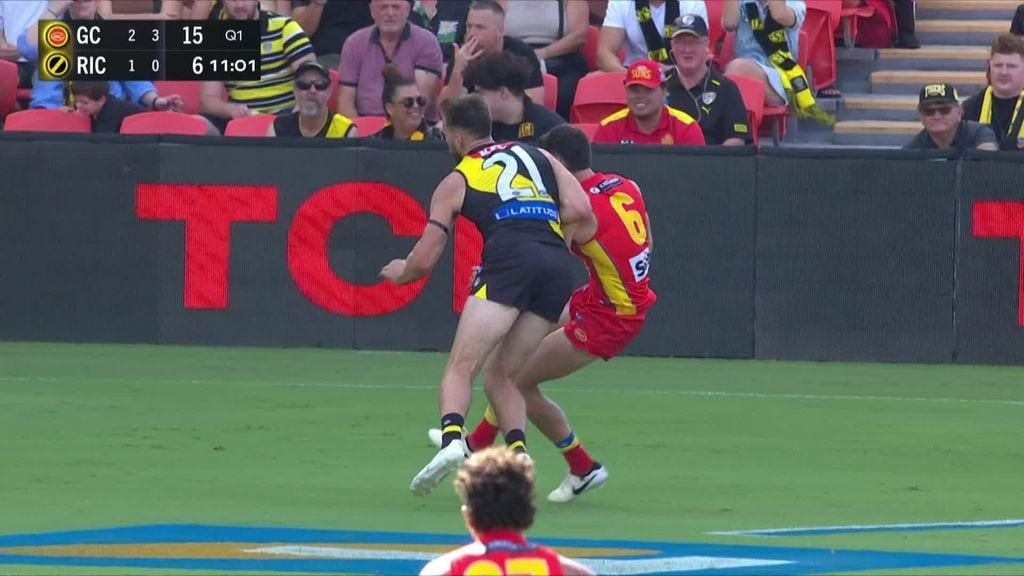 Balta penalised for late Sexton hit