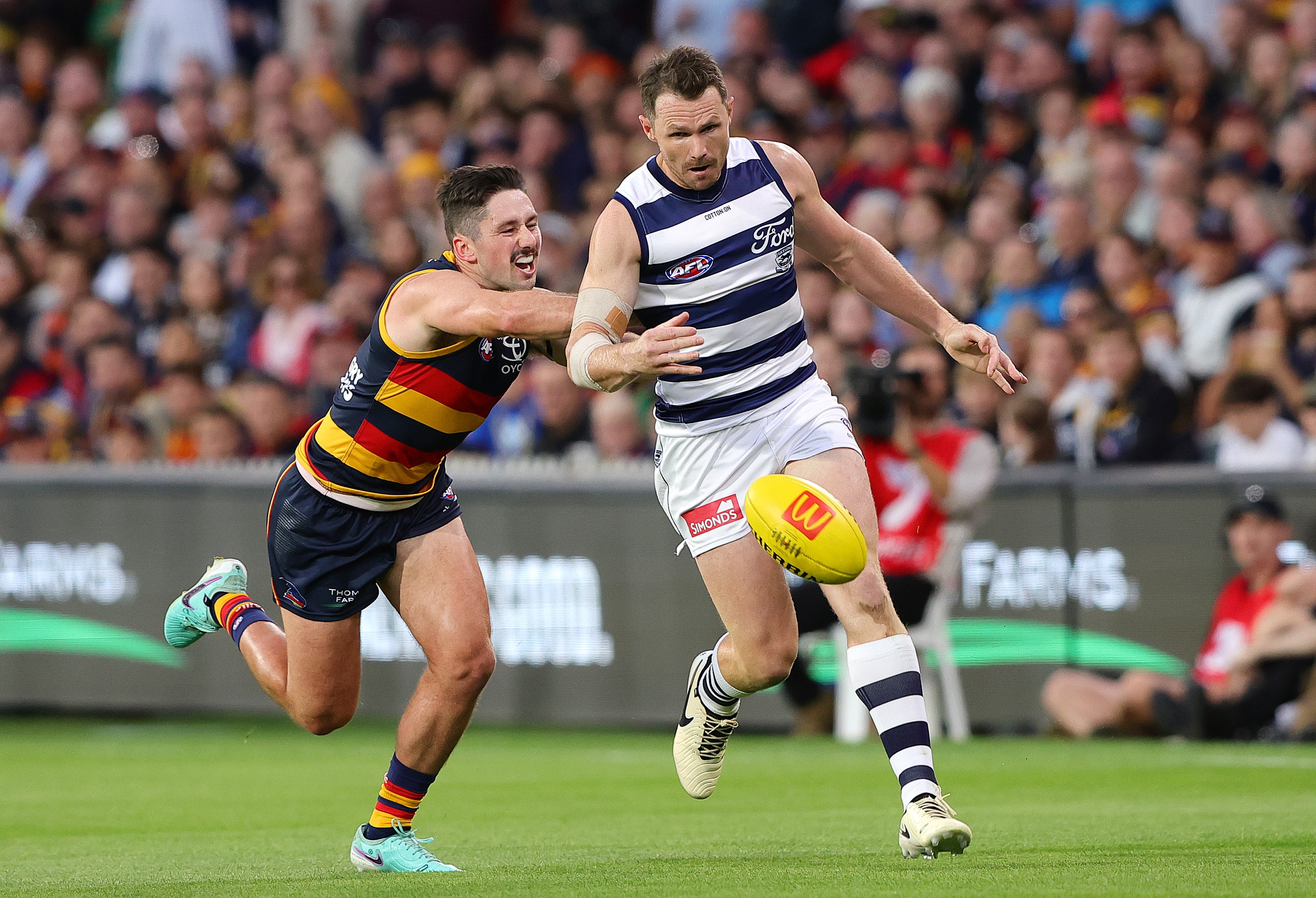 Cats make late changes for Crows clash. Follow LIVE
