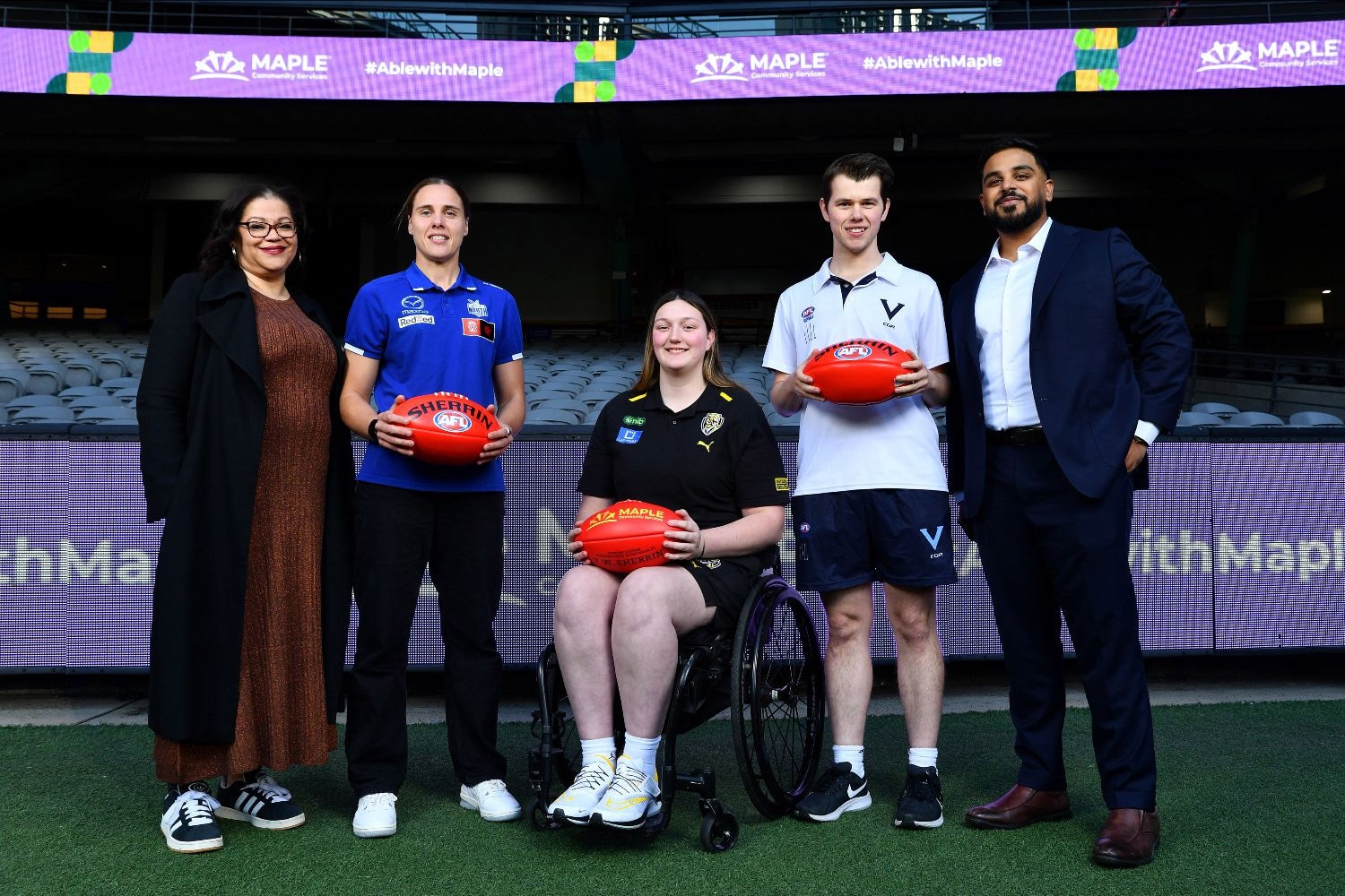 AFL and Maple Community Services team up to champion inclusivity in sport