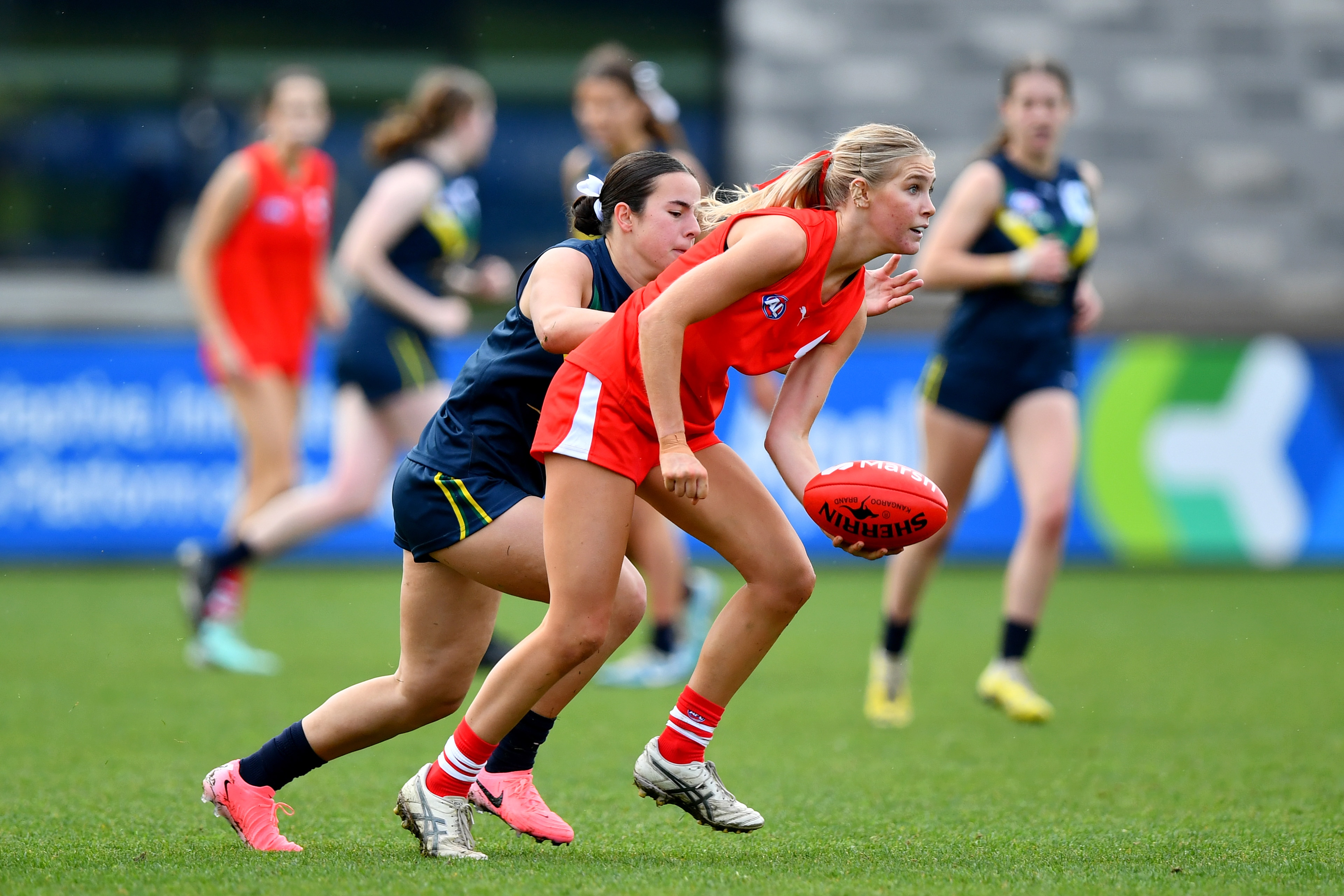 Grieves shines in gun's absence as Academy powers past All-Stars