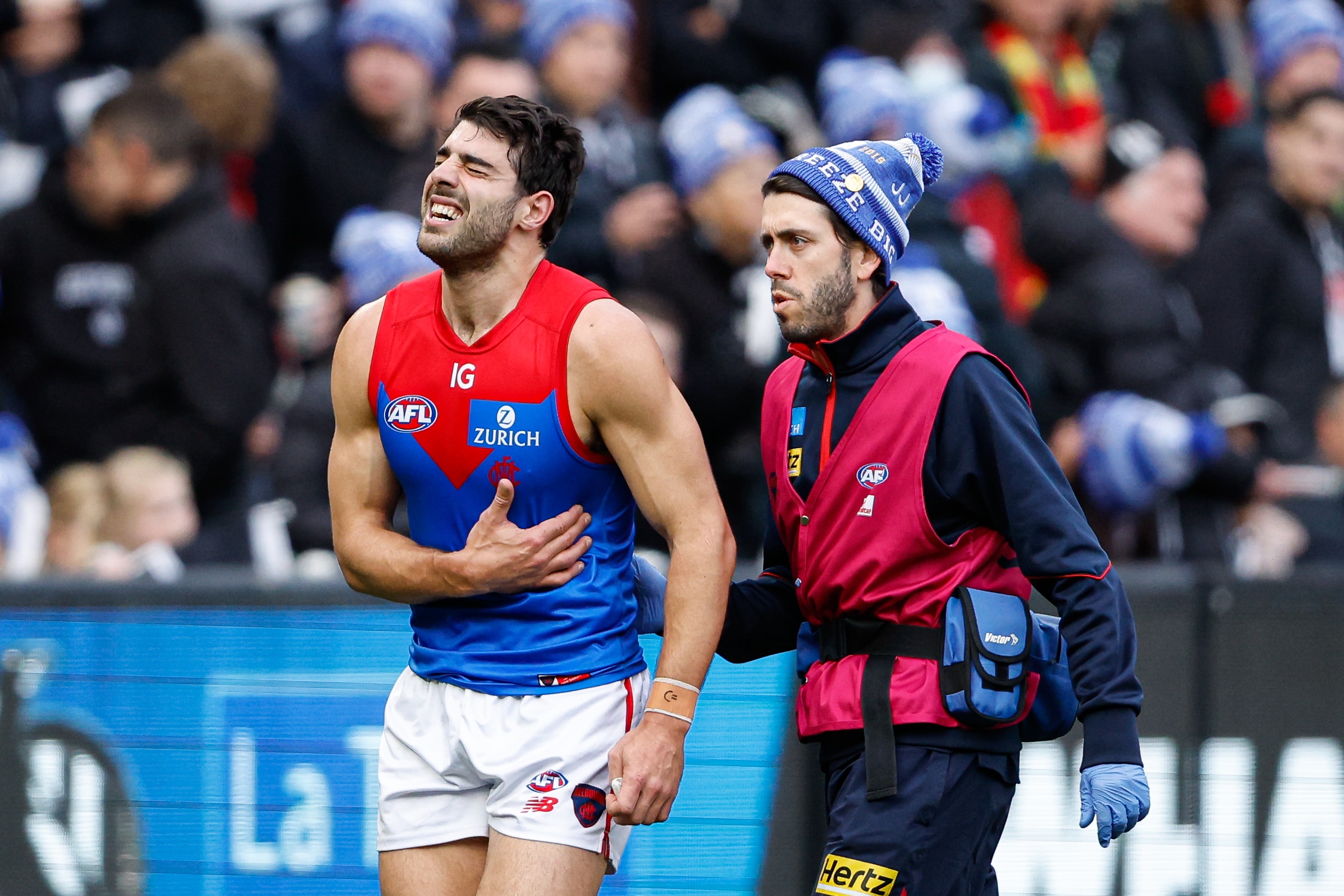 Demons superstar hospitalised, Pies gun likely to face Roos