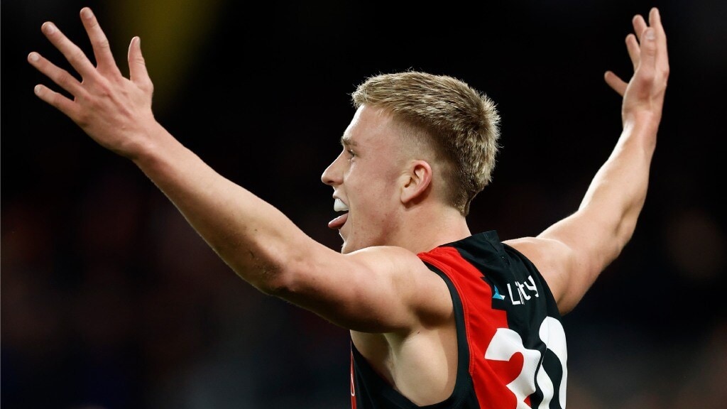 Caddy goes from emergency to first AFL goal with pocket pearler