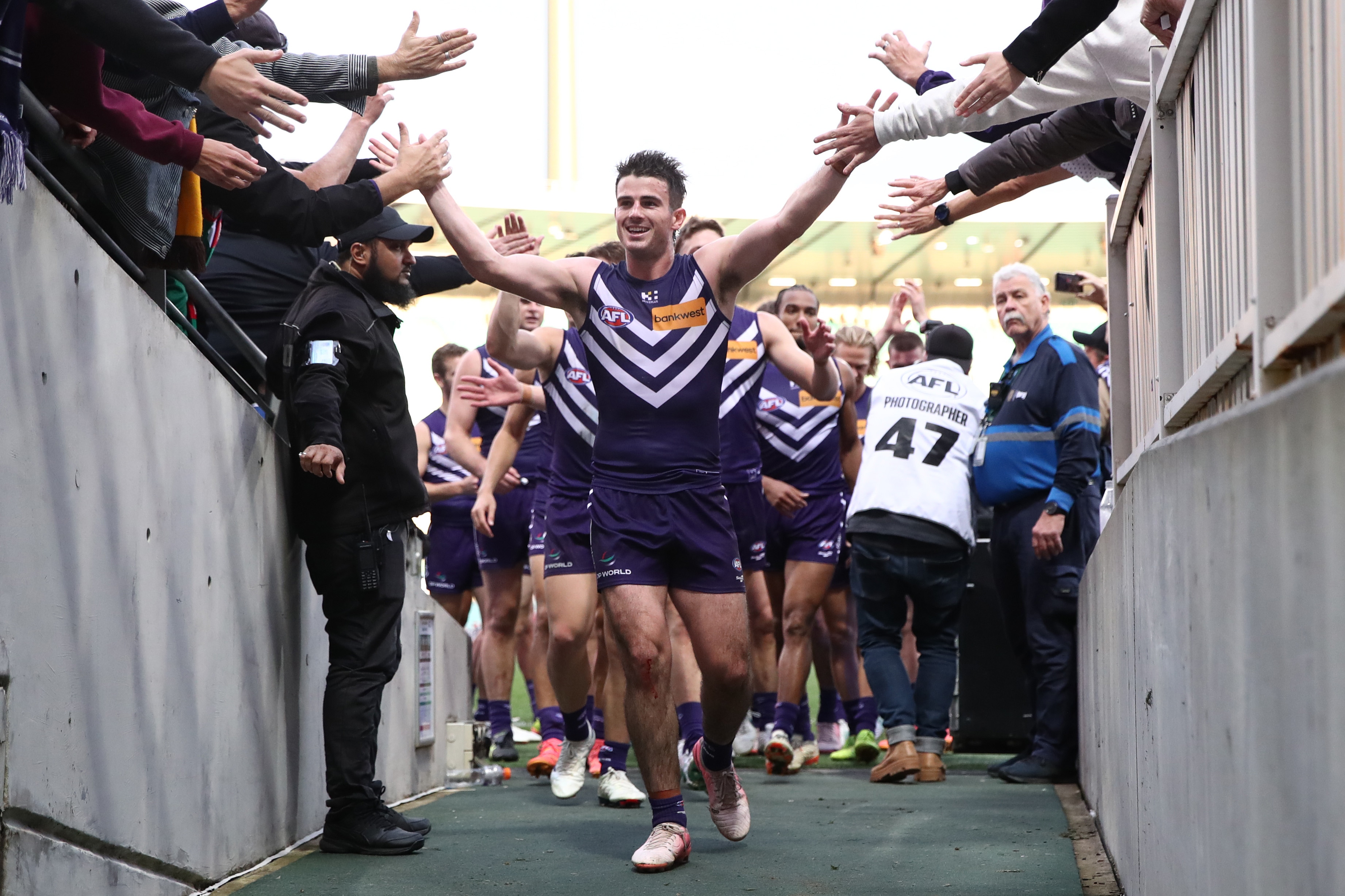 Dockers gun opens up on future, labels Swans win one of best