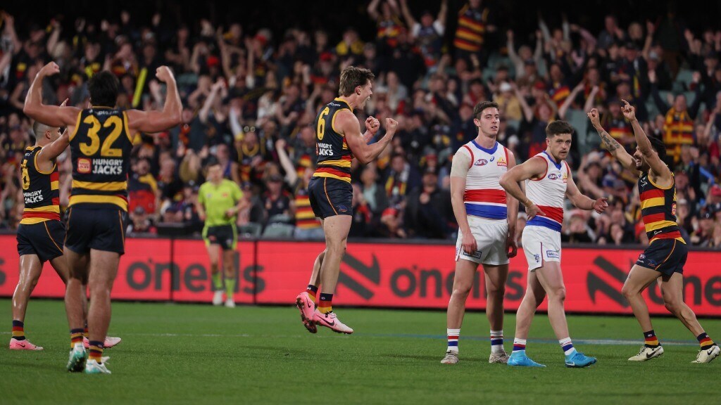 Gun young Crow erupts after first AFL goal