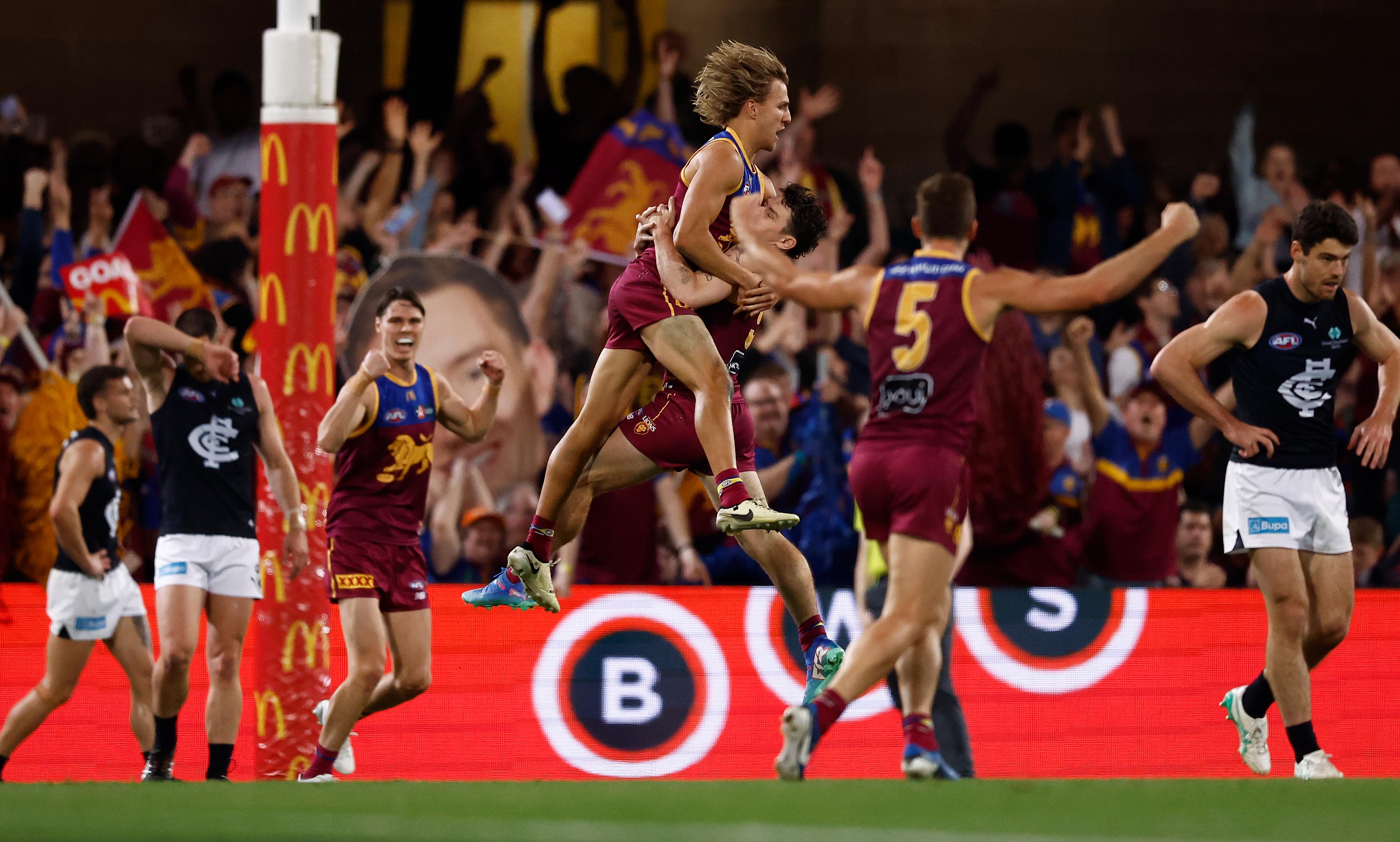 Blue murder: Lions destroy Carlton with blistering start