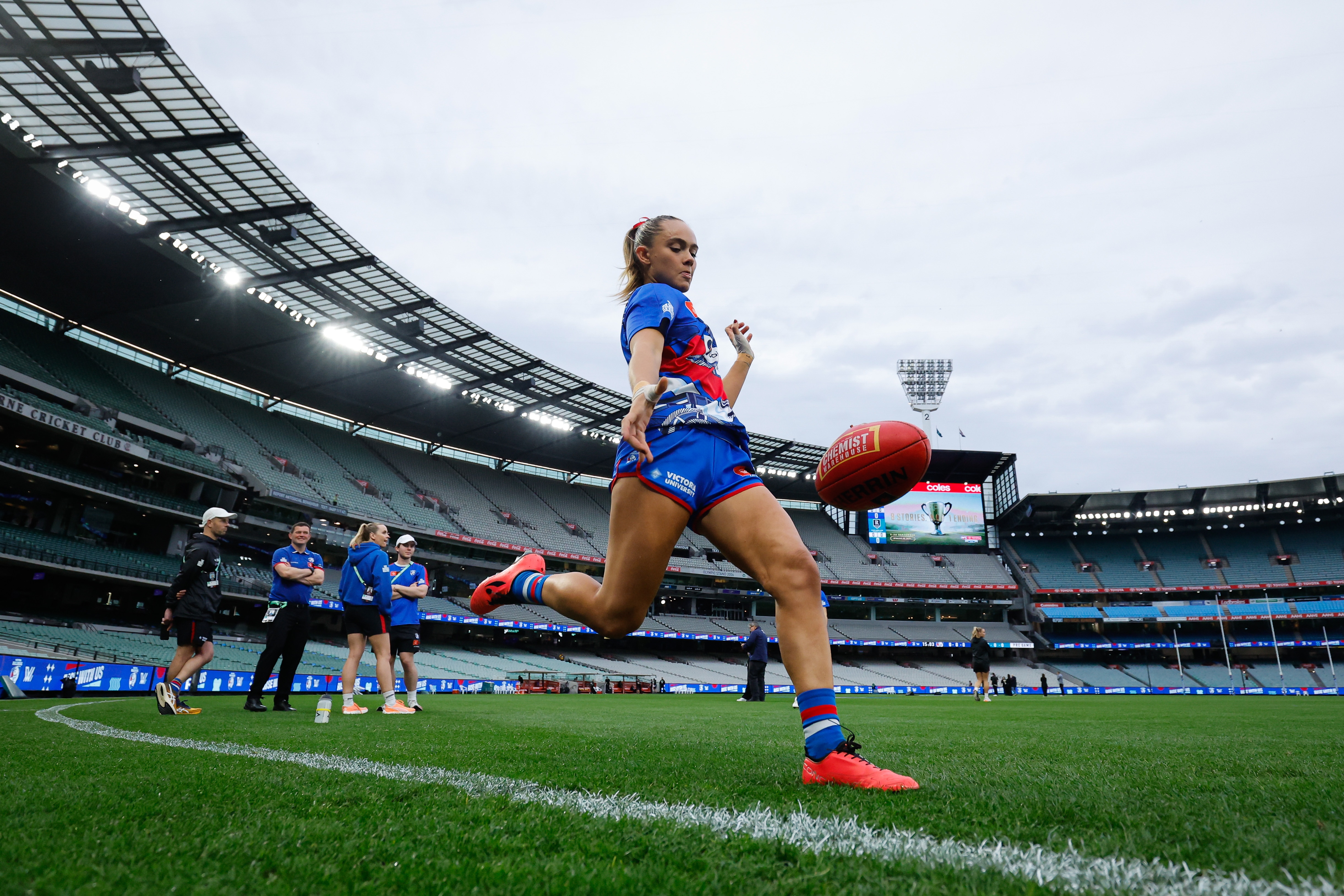 How new Dog embraced accidentally becoming the face of AFLW