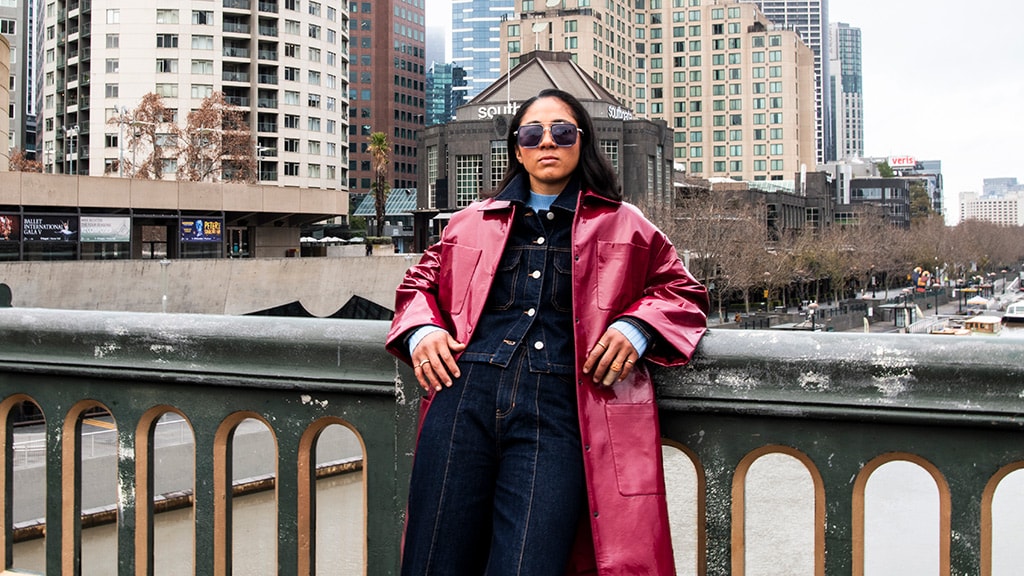 When footy and art combine: Darcy Vescio's two great passions