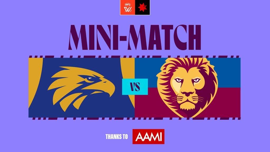 AFLW Mini-Match: West Coast v Brisbane