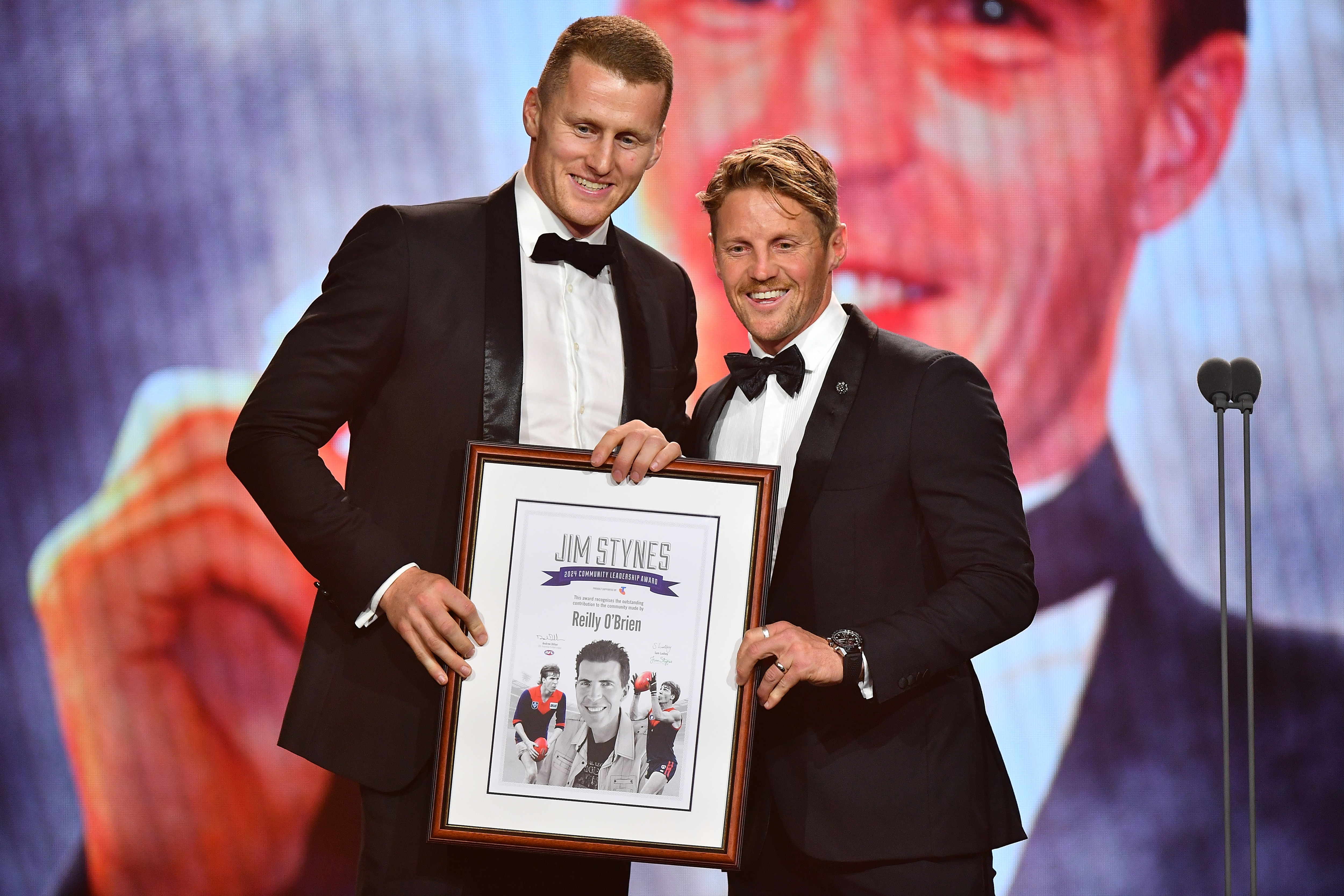 O’Brien claims 2024 Jim Stynes Community Leadership Award