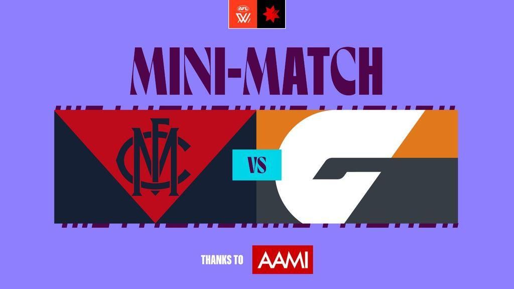 AFLW Mini-Match: Melbourne v GWS
