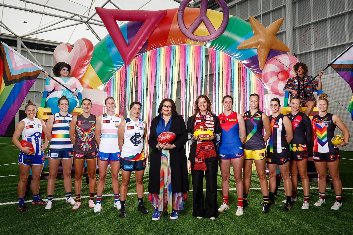 AFL celebrates 2024 NAB AFLW Pride Round