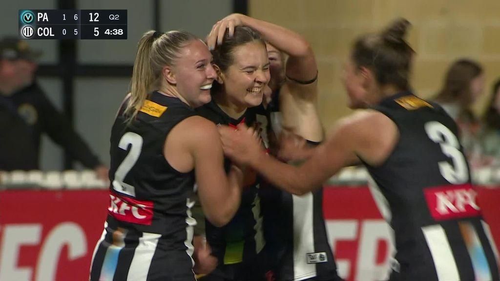 Young Pie pops through first AFLW goal
