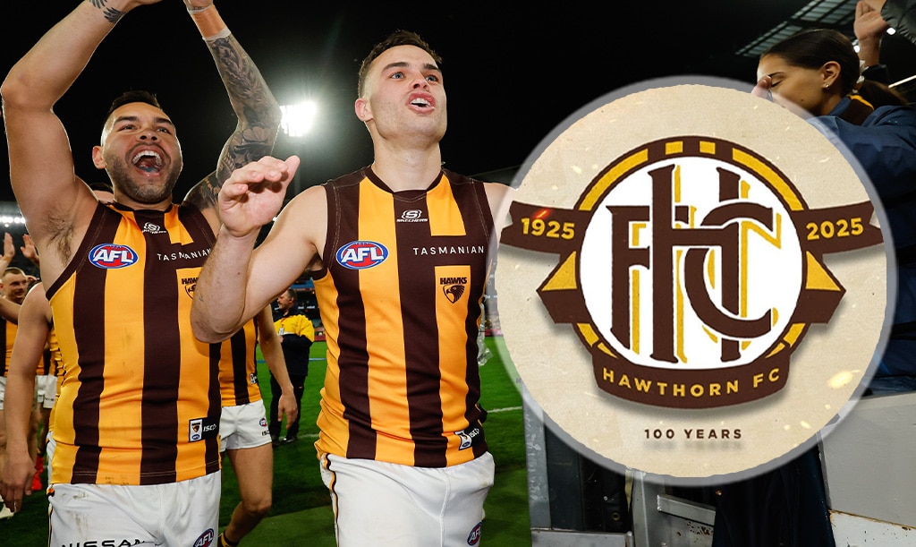 'Historic and momentous': Hawks unveil 100-year commemorative logo