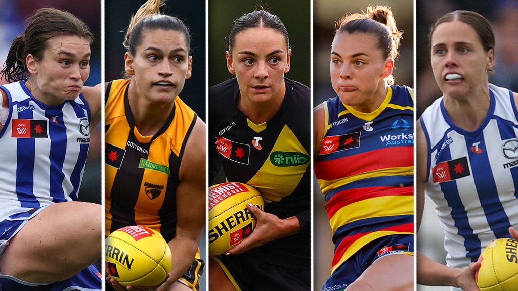 The leading contenders for the 2024 AFLW best and fairest