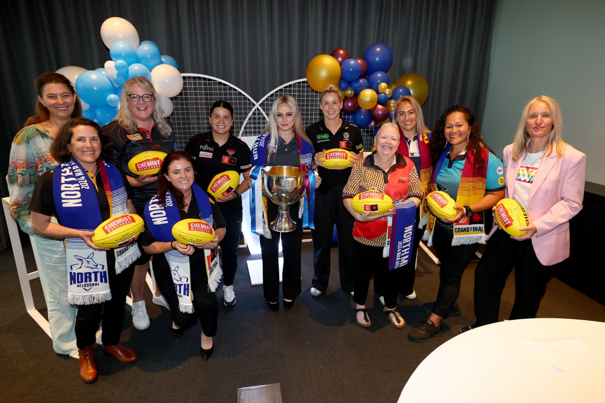 A night to remember for our 2024 Chemist Warehouse AFLW Community Ambassadors