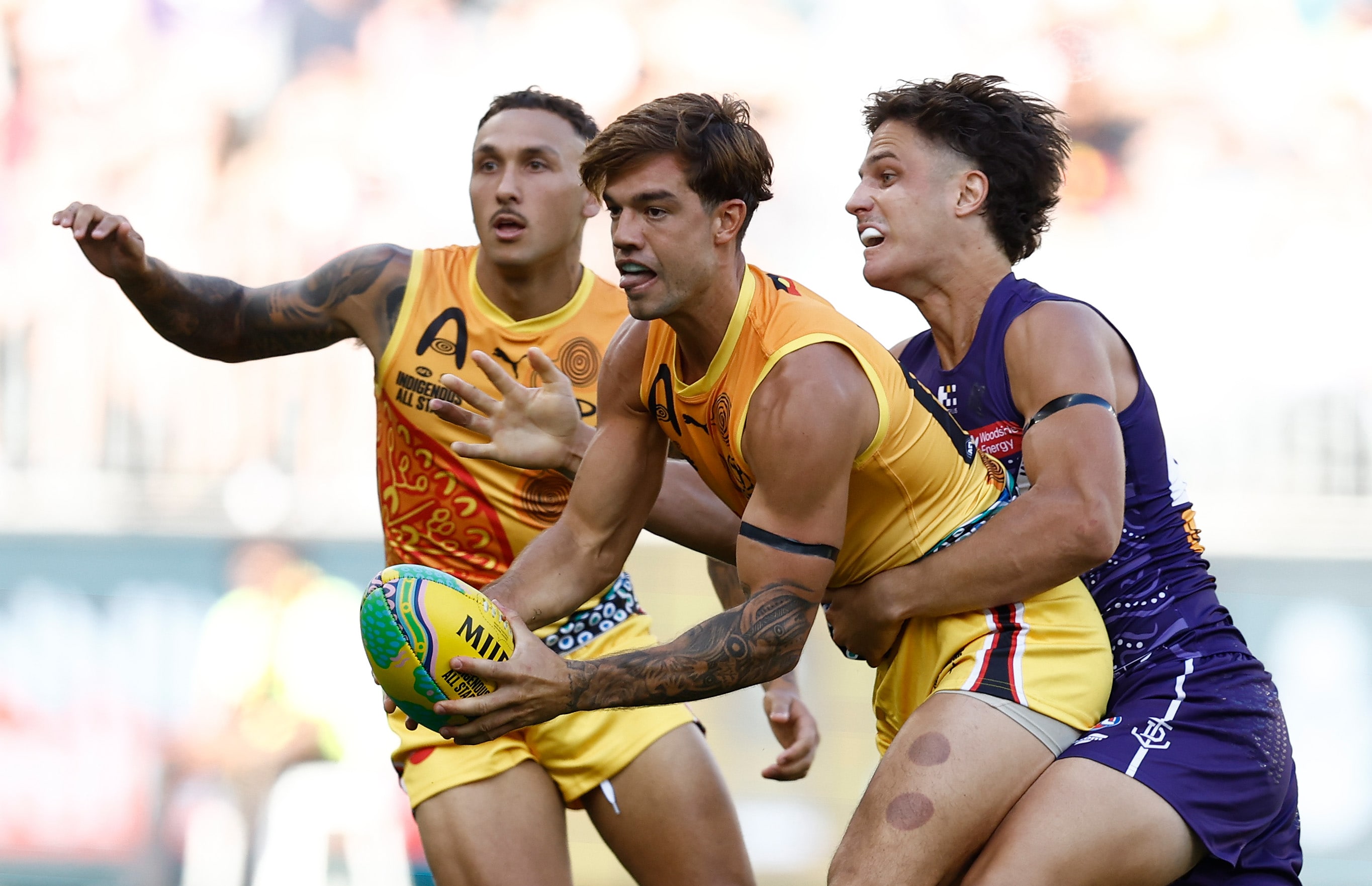 Follow it LIVE: Indigenous All Stars take centre stage against Dockers