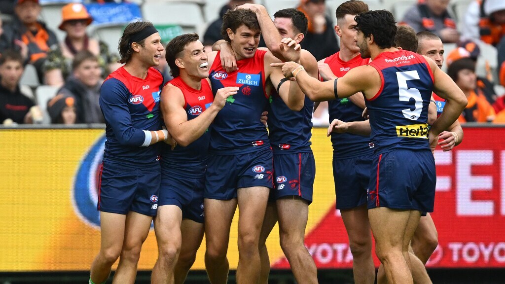 New Demon takes just 15 seconds to kick his first AFL goal