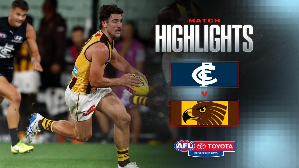 Highlights: Carlton v Hawthorn