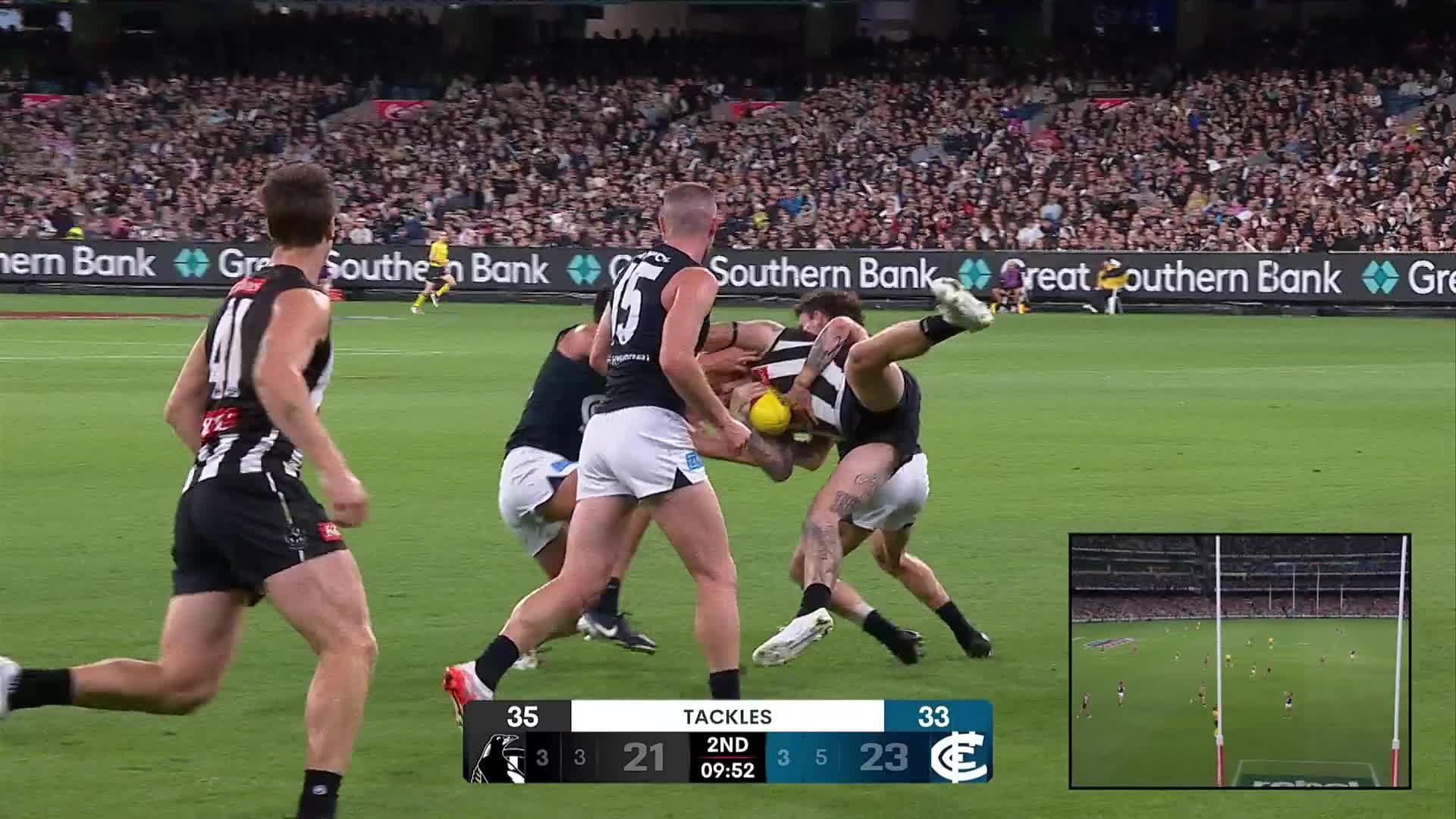 ‘Like a pinball, De Goey’: Blues’ epic team tackle