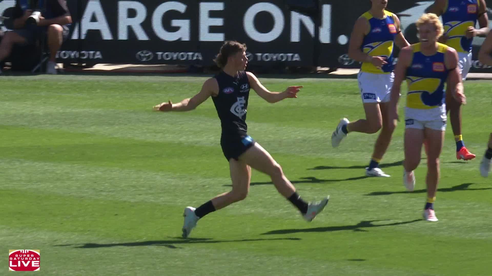 Good Lord: Cooper conjures first AFL goal