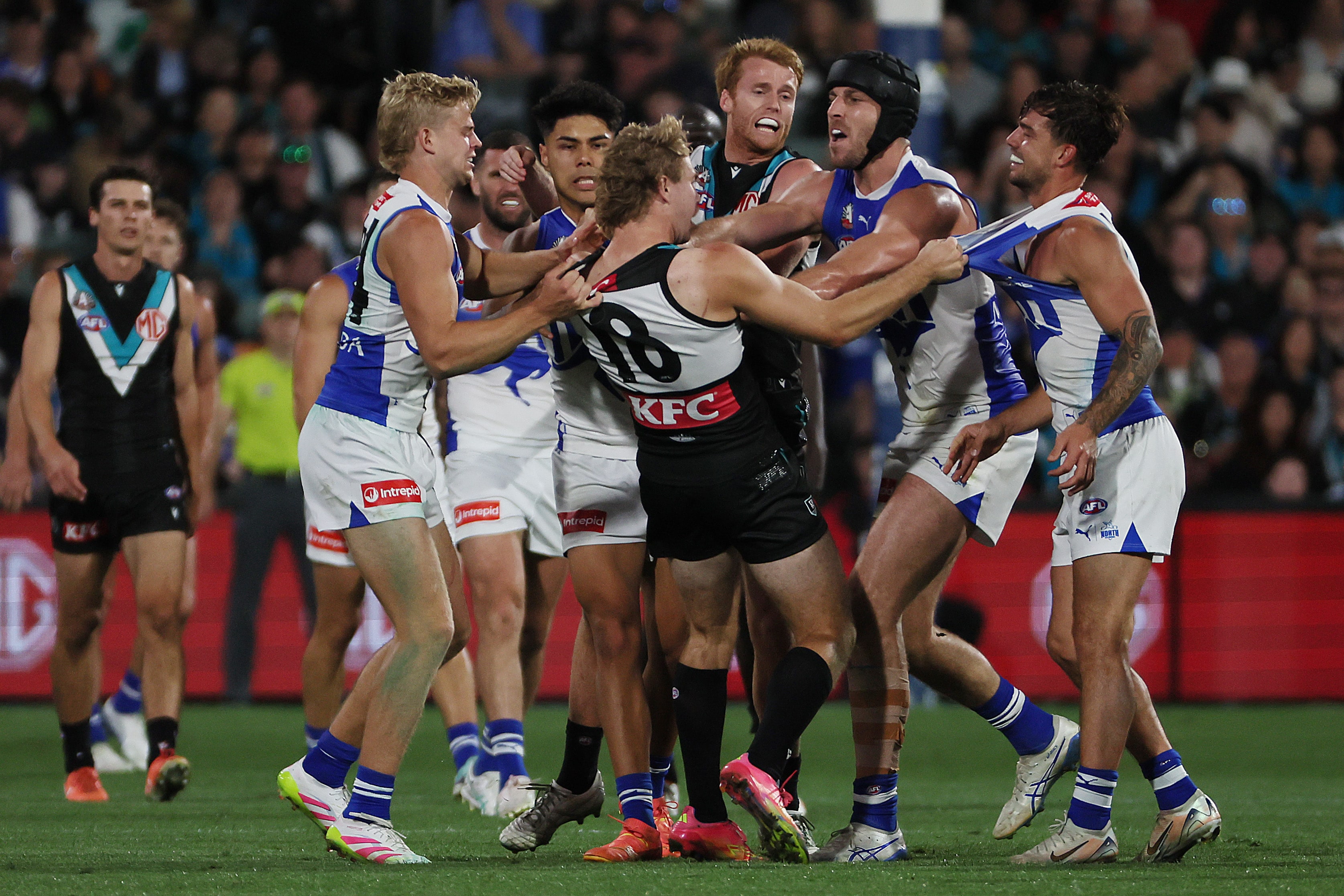 Port star 'let his emotions boil over', Roos lament slow start