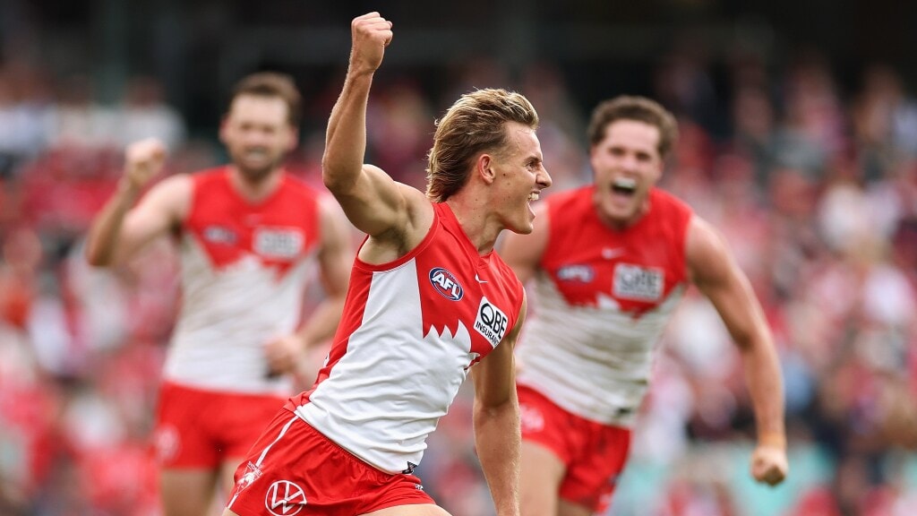 Corey cracks one home to sparks Swans again