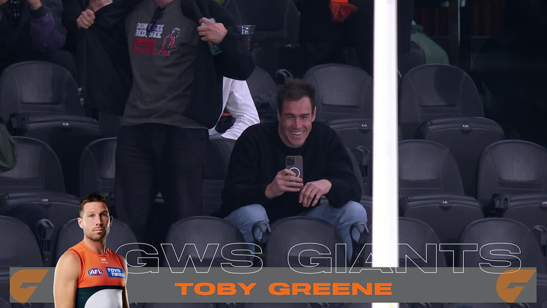 Toby delivers dagger as Jezza smiles on from the stands