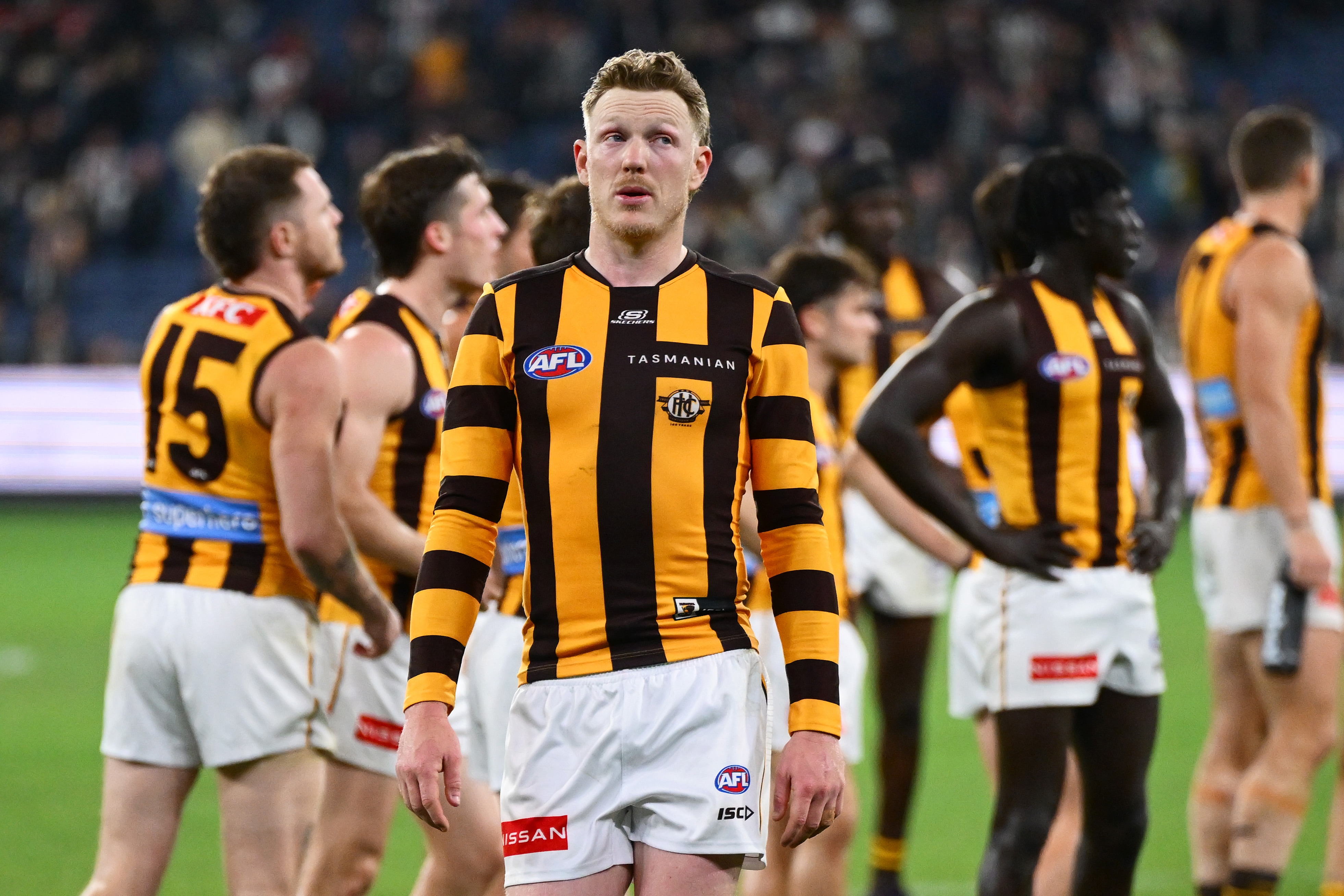 Hawks pair 'likely' to face Saints, soreness rules out young mid