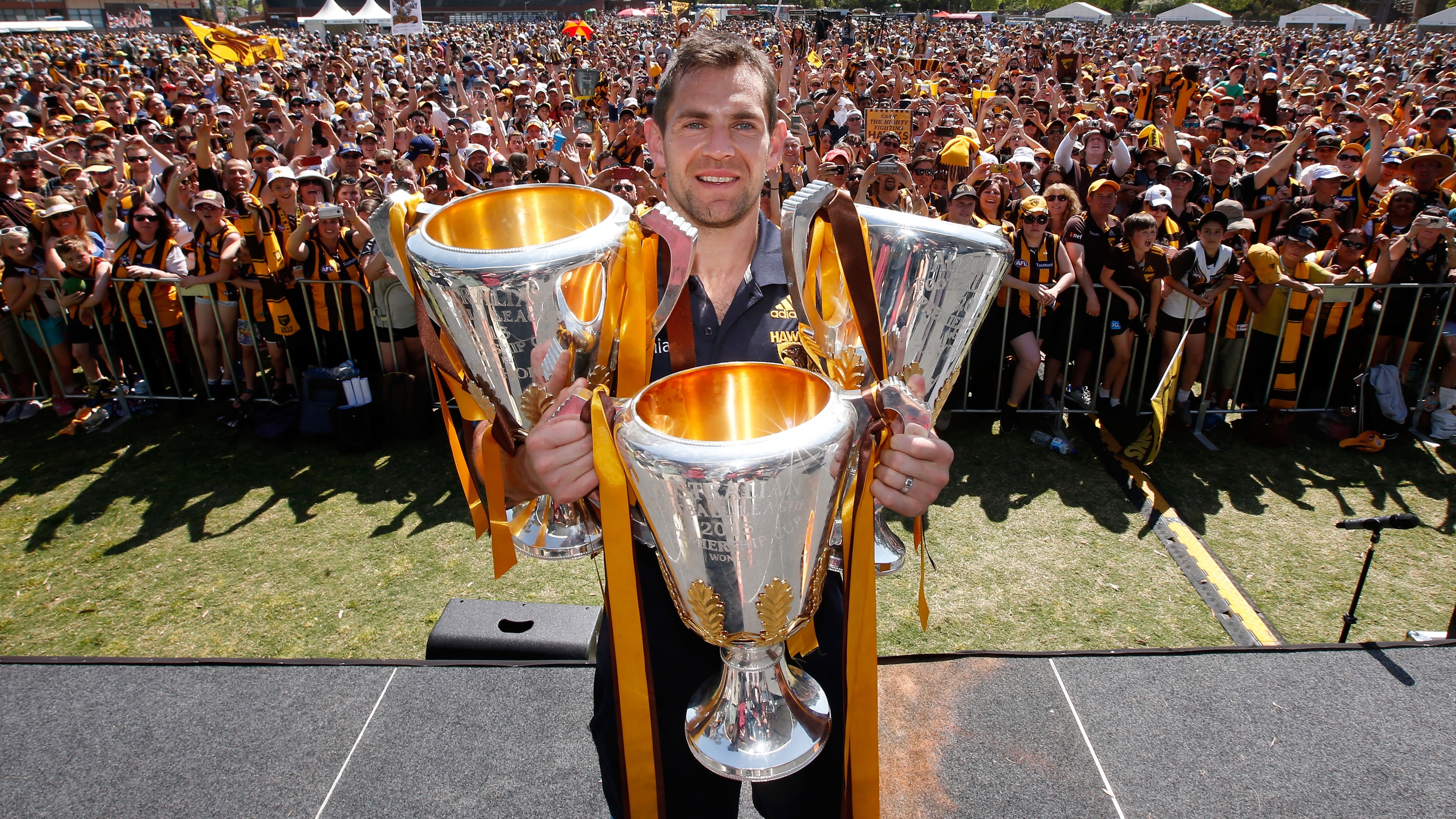 The complete footballer: Four-time premiership Hawk Luke Hodge joins ...