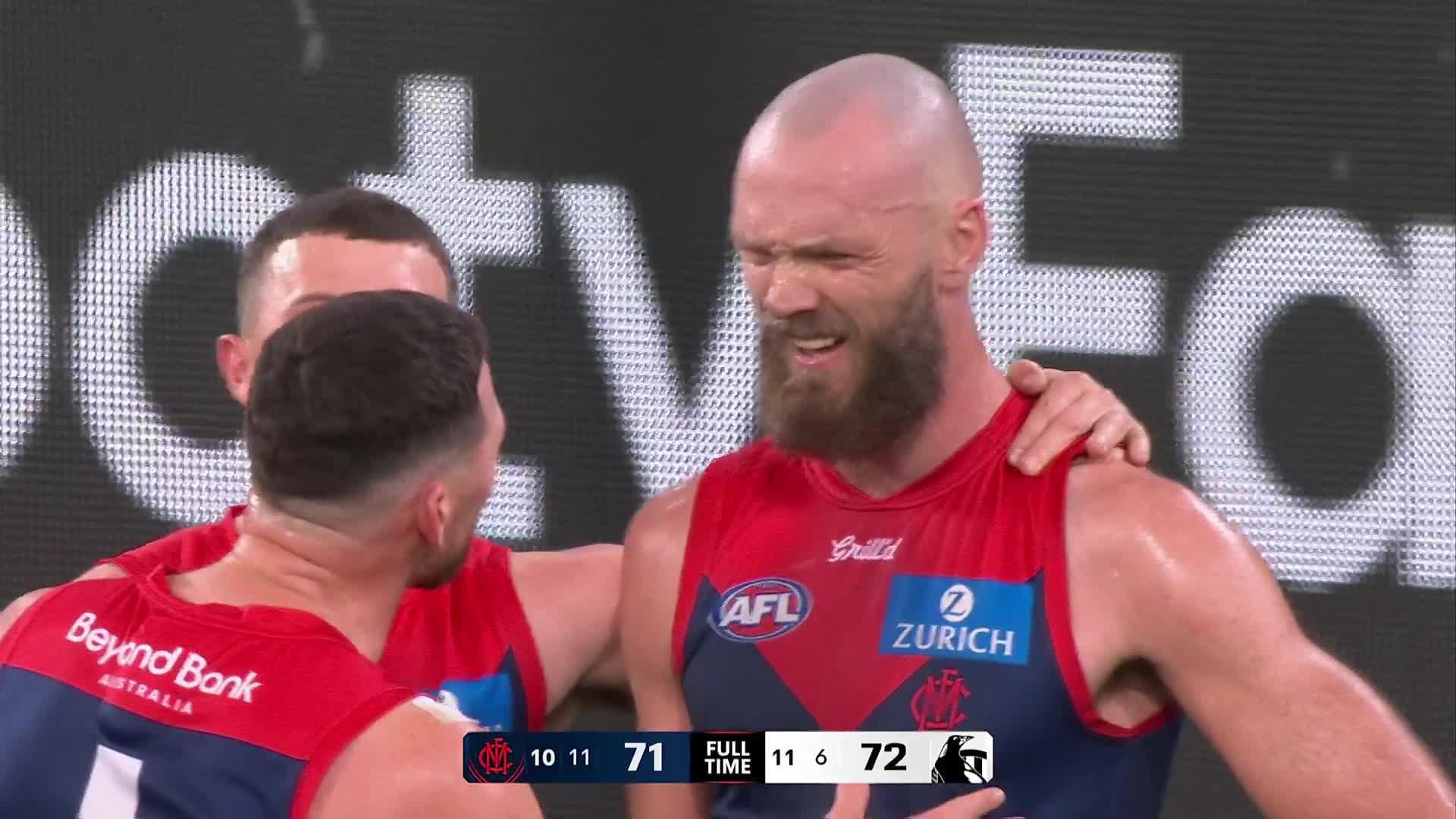 Gawn, May come together after Pies win a thriller