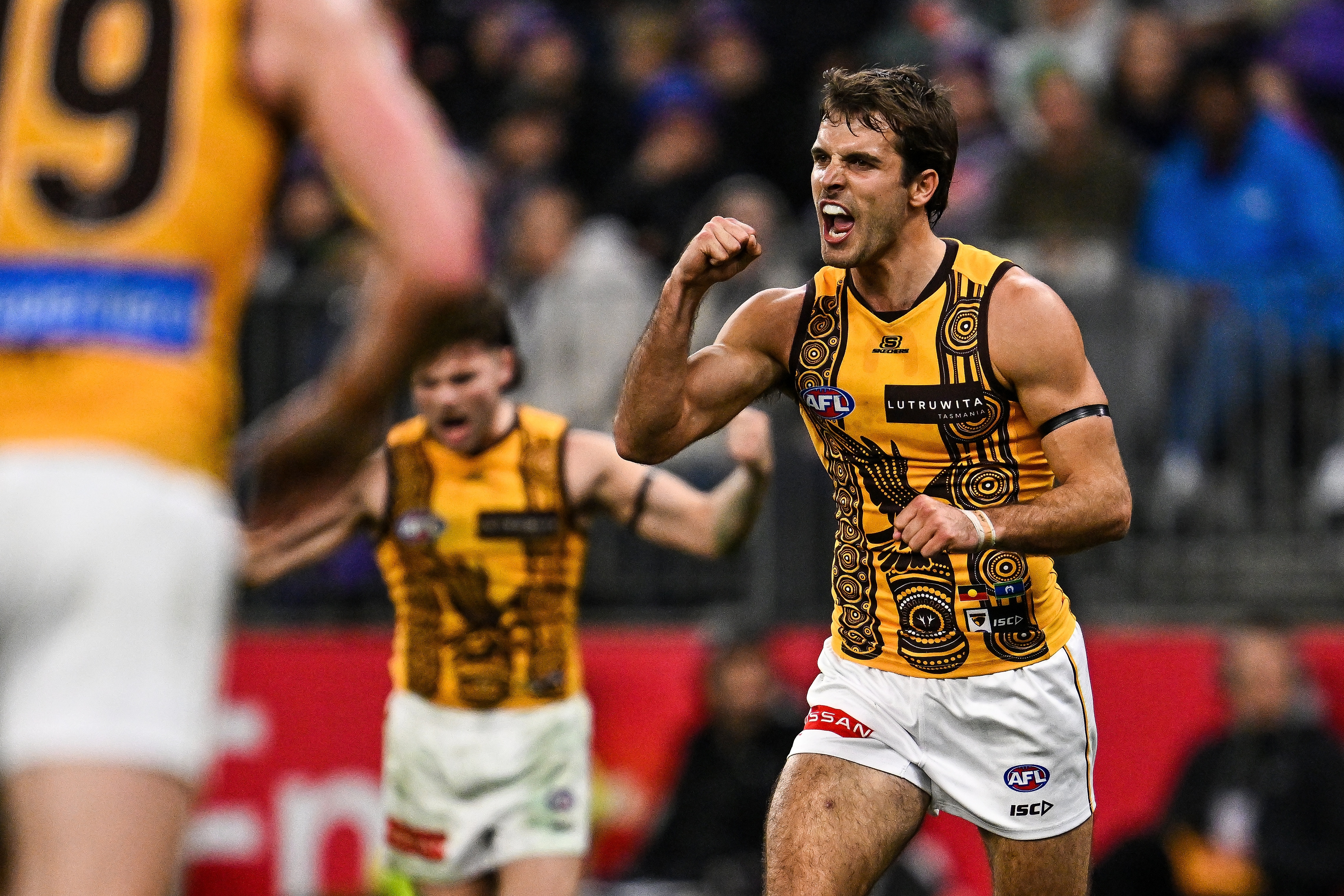 Young Hawk resumes full contact training after freak kidney injury