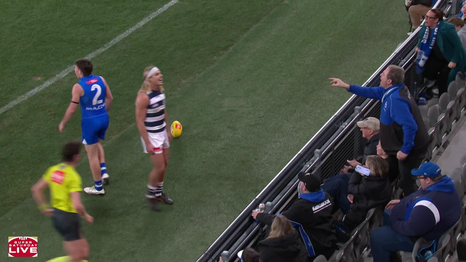 Baz bites back at Roos fans giving him an earful