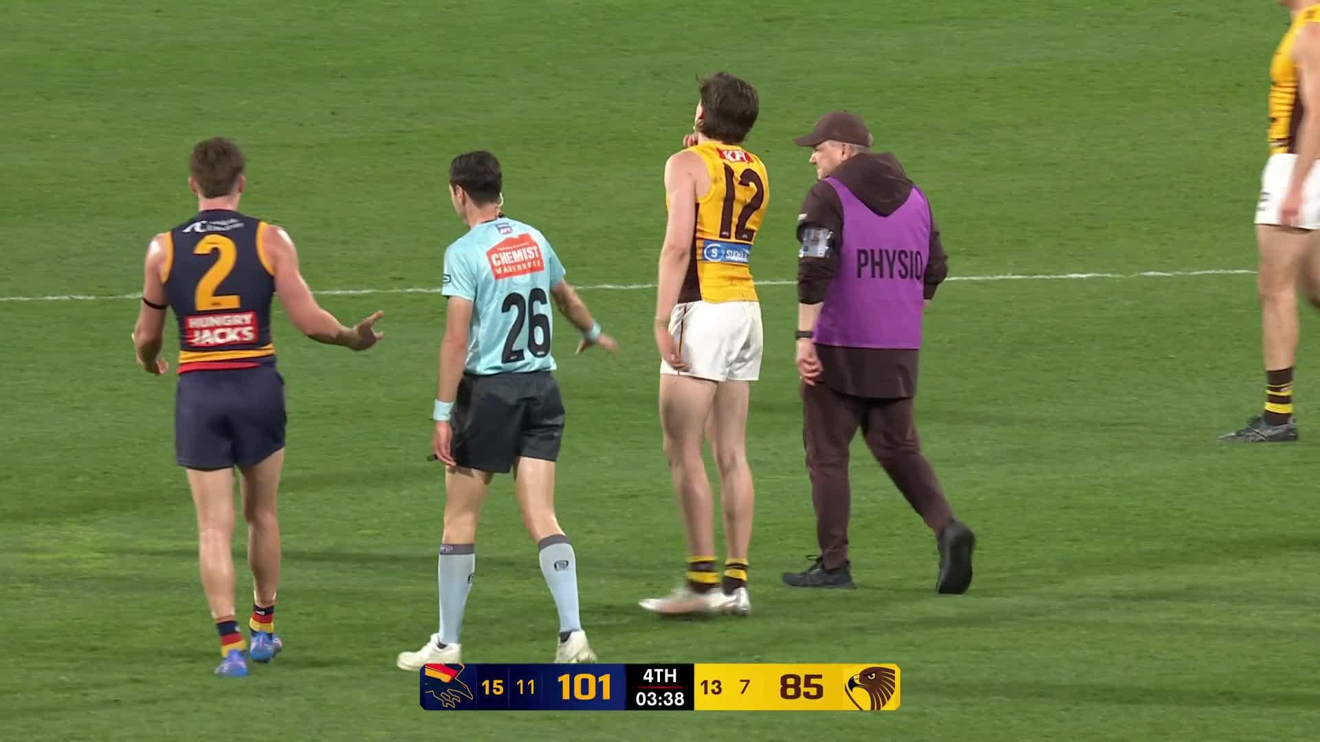 ‘Why do we need to stop play?’: Crows irate over ‘cramp delay’