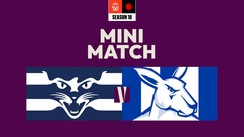 AFLW Mini-Match: Geelong v North Melbourne