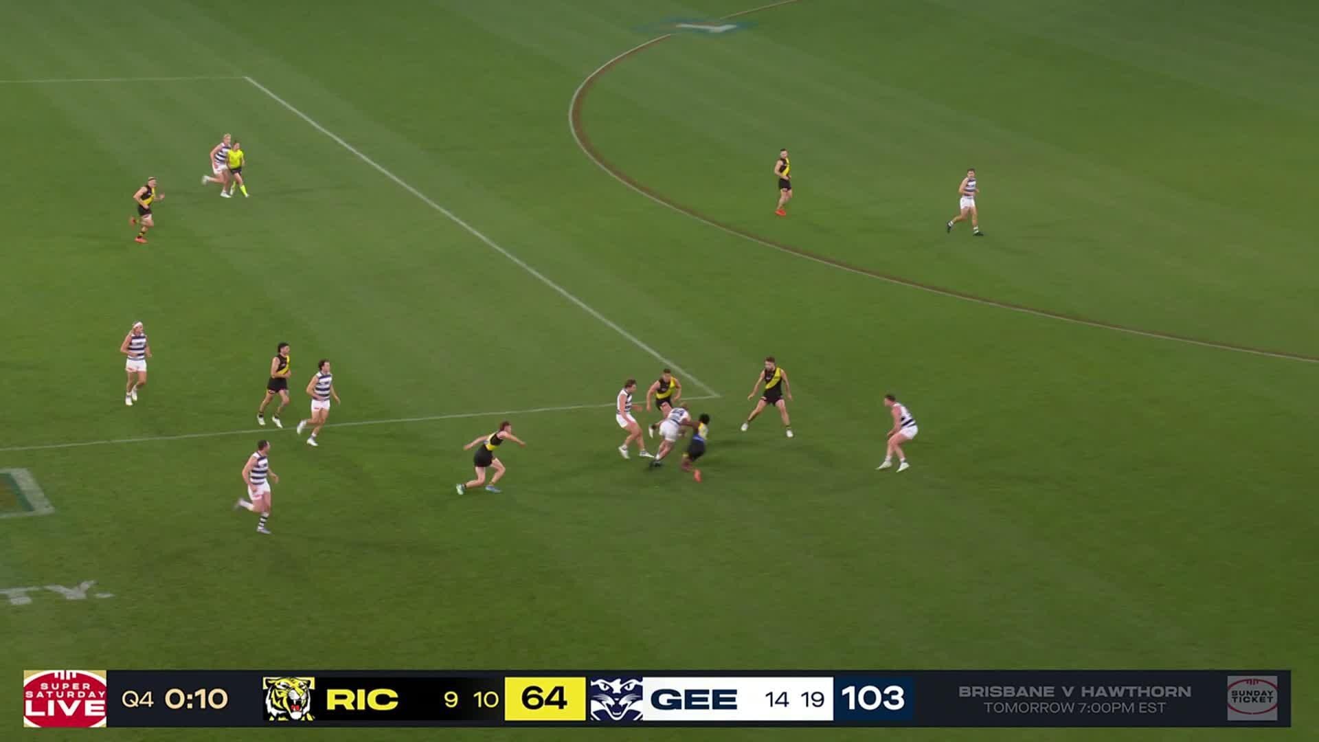 Is Stewart in trouble for this bump on Tiger?