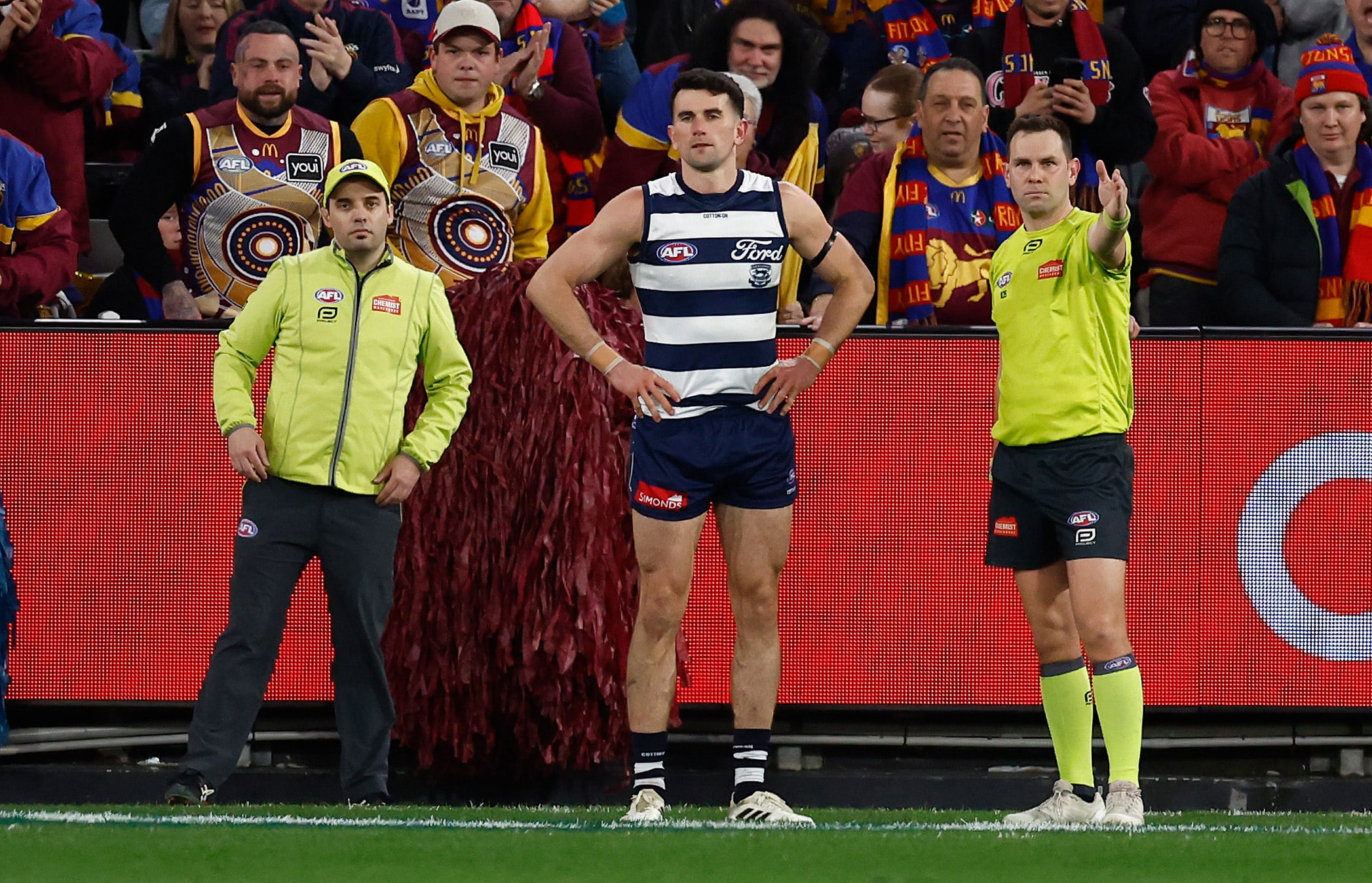 How 'p***ed off' Cats responded to umpiring controversy