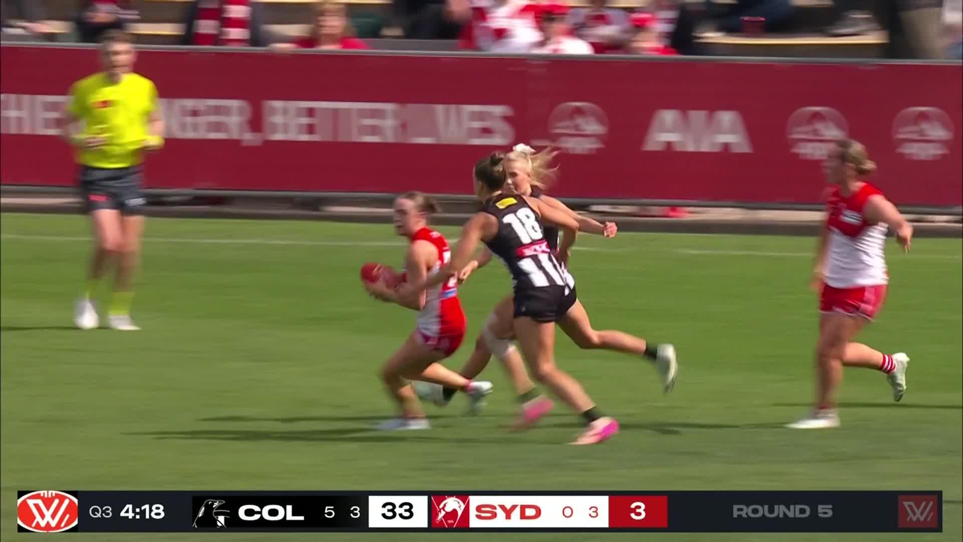 Ferocious Ruby: Tough Schleicher denies Swans chance